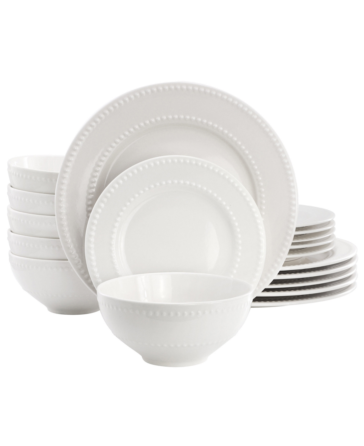 Click here for Elama Faye 18-Piece Dinnerware Set  Service For 6... prices