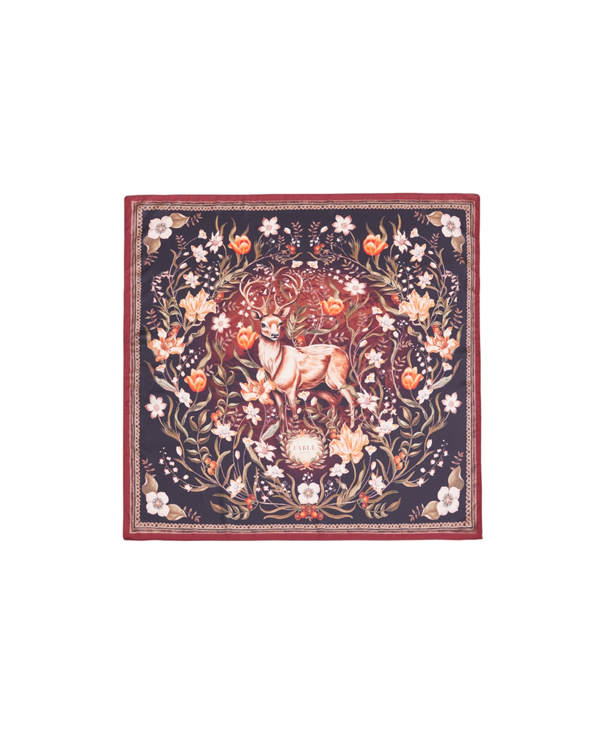 Click here for Fable England Womens Peach Aurora Tales Square Sca... prices
