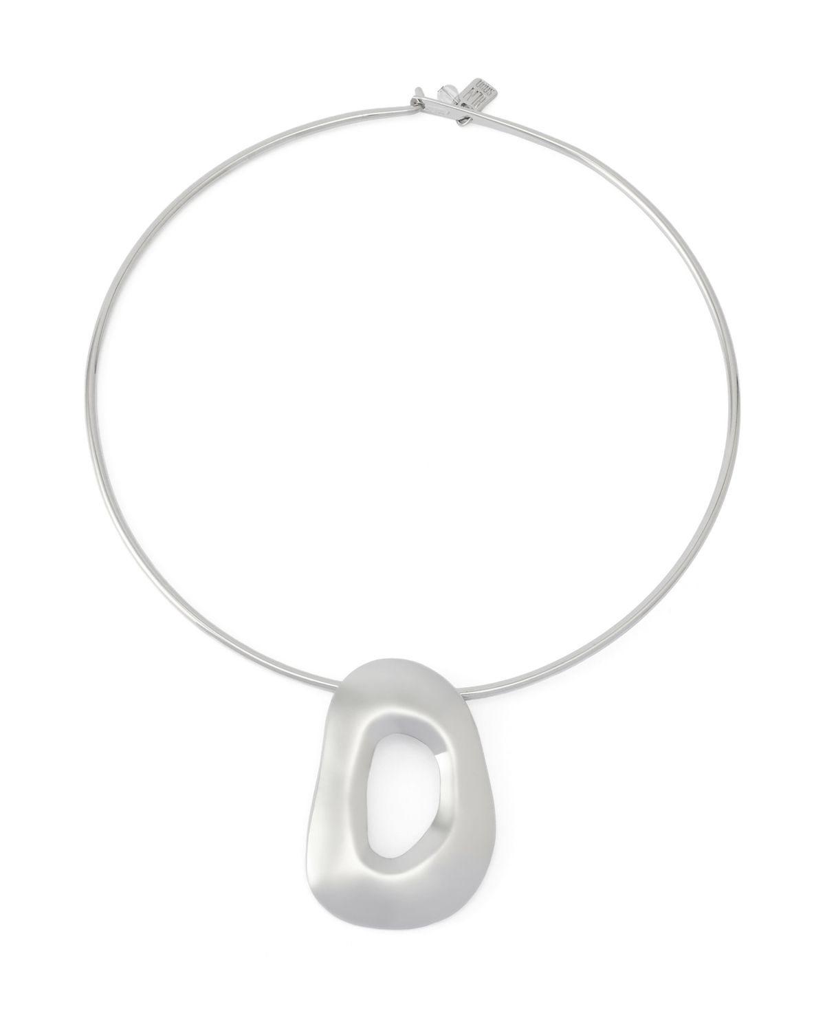 Click here for Robert Lee Morris Soho Rhodium Sculpted Link Penda... prices