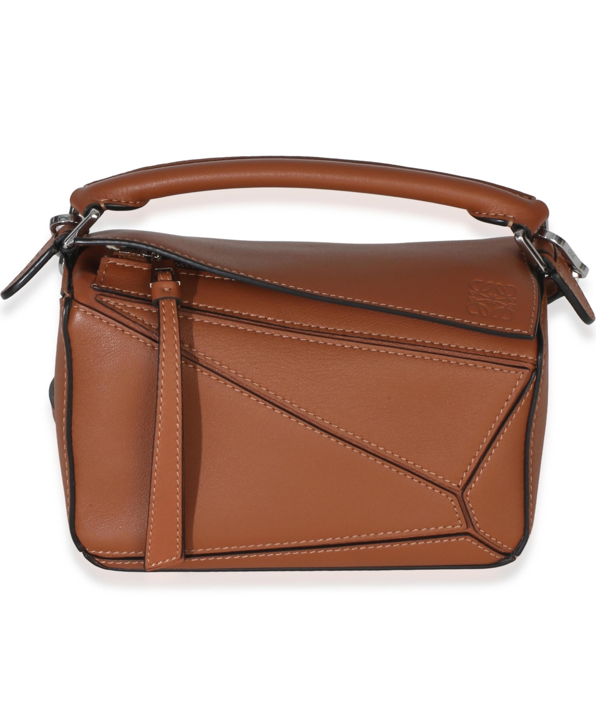 Click here for Pre-Owned Loewe Tan Classic Calfskin Mini Puzzle B... prices