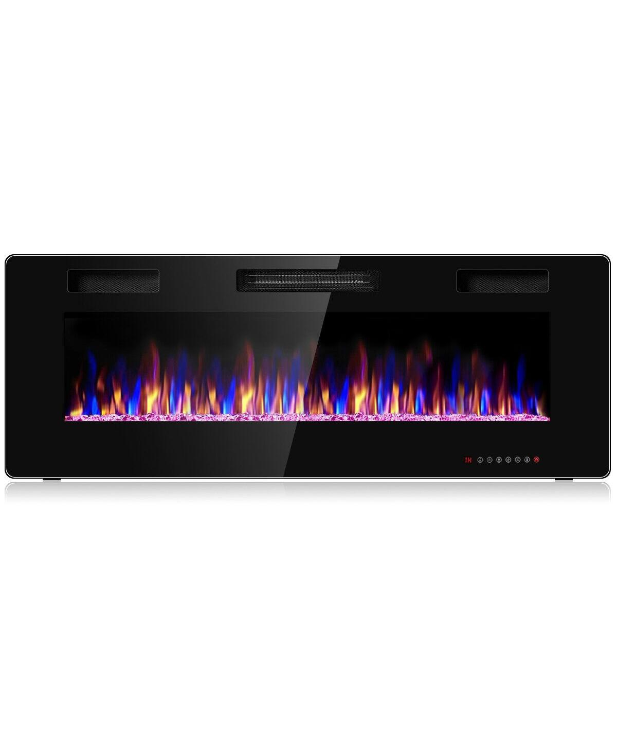 Click here for Ecooso 50 Inch Recessed Ultra Thin Electric Firepl... prices