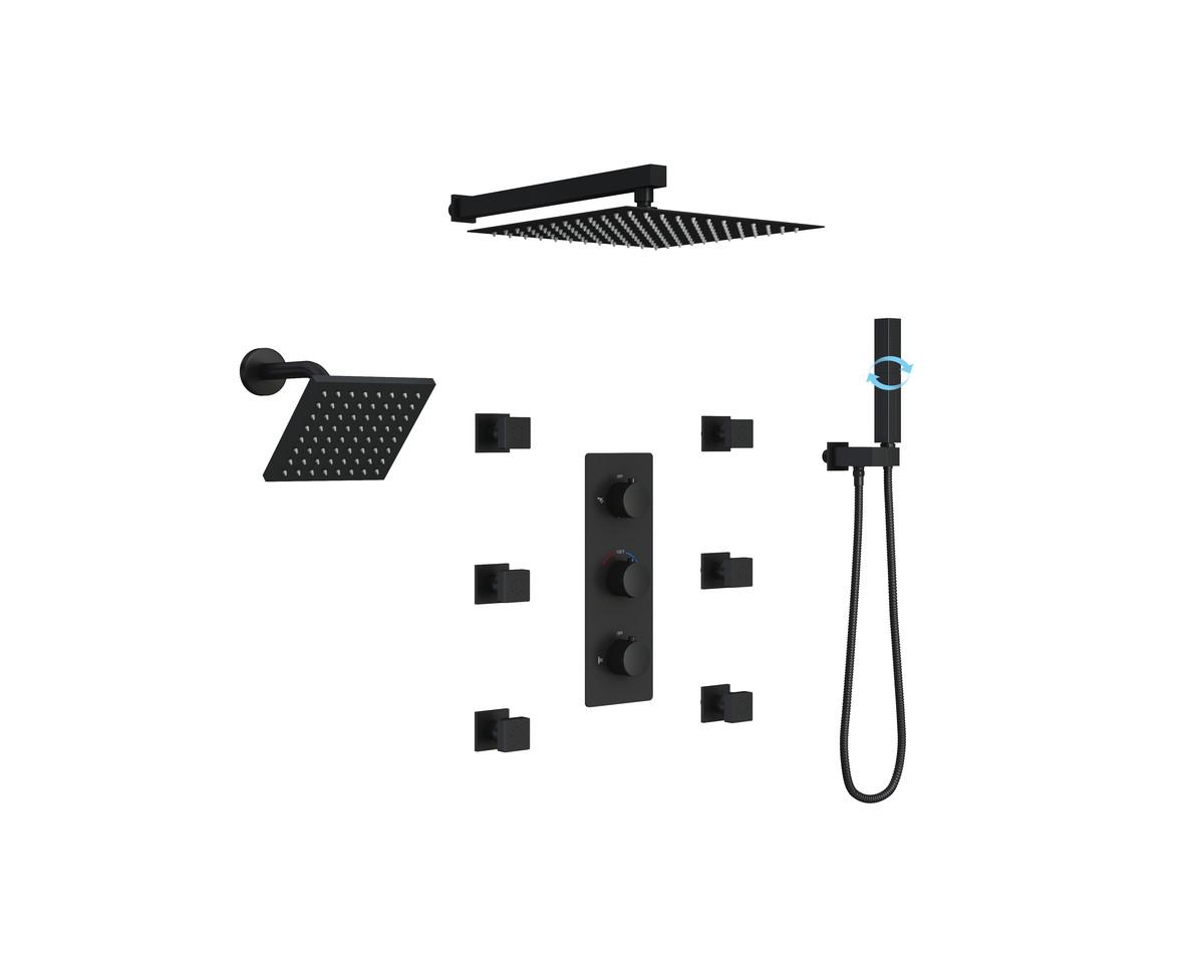Click here for Casainc Rainfall Symphony 4-Function 12inch Dual S... prices