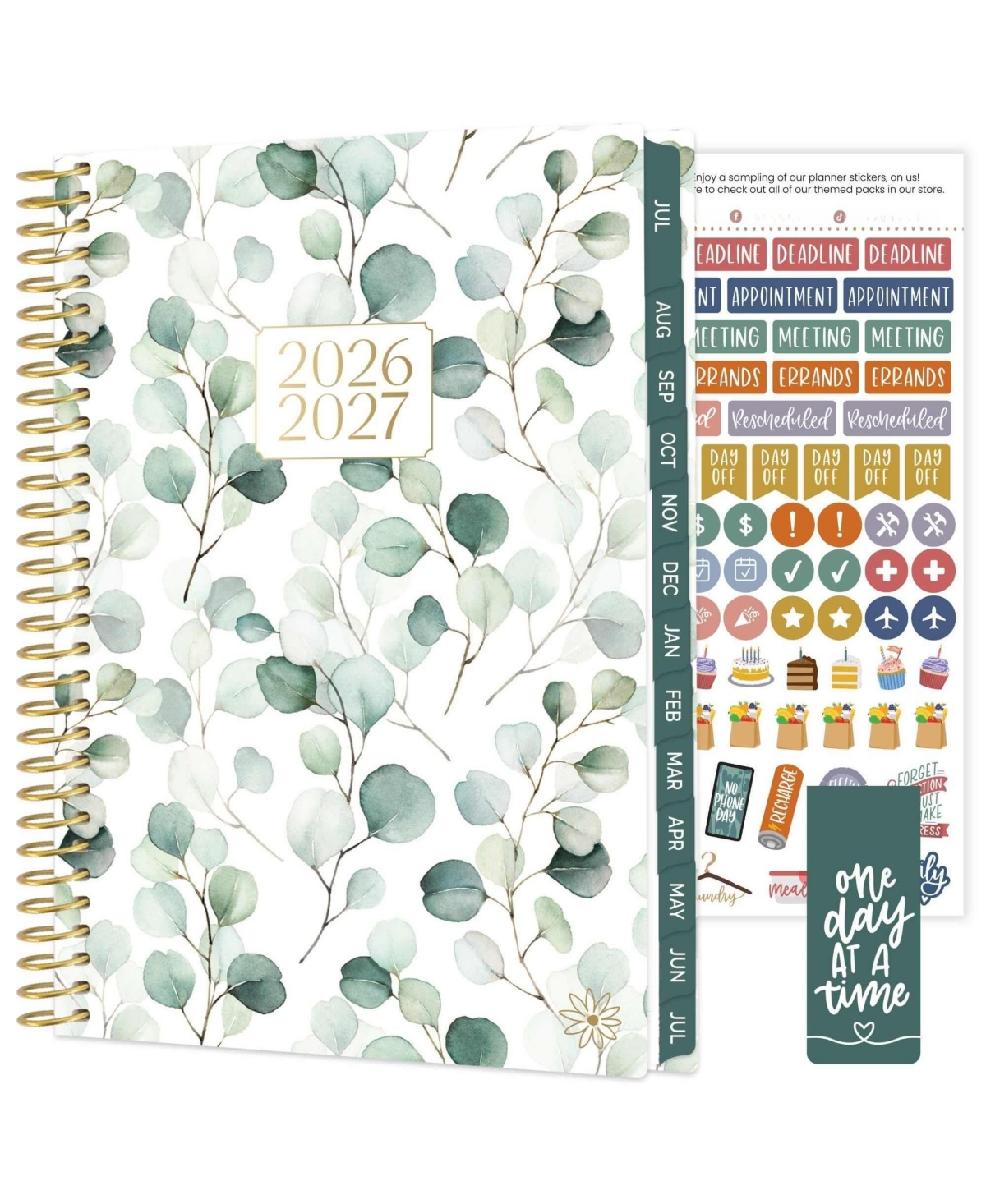Click here for Gnuadz Boho Greenery 2026-2027 Academic Planner -... prices