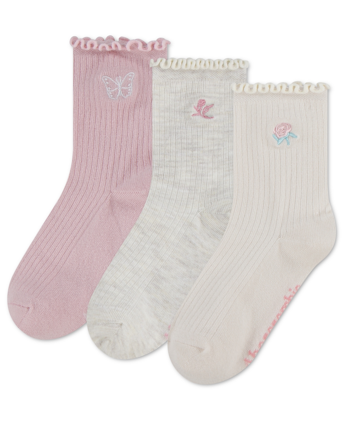 Click here for abercrombie kids Girls 3-Pack Half-Crew Lettuce So... prices