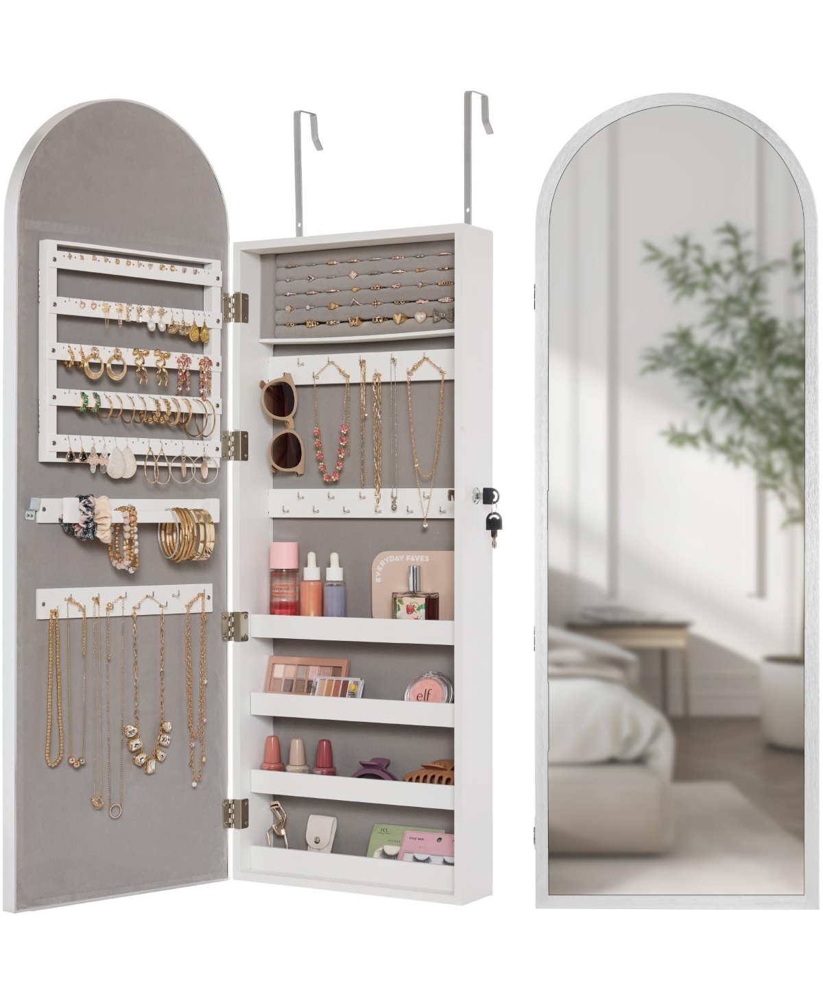 Click here for Best Choice Products Door/Wall Mounted Arch Mirror... prices