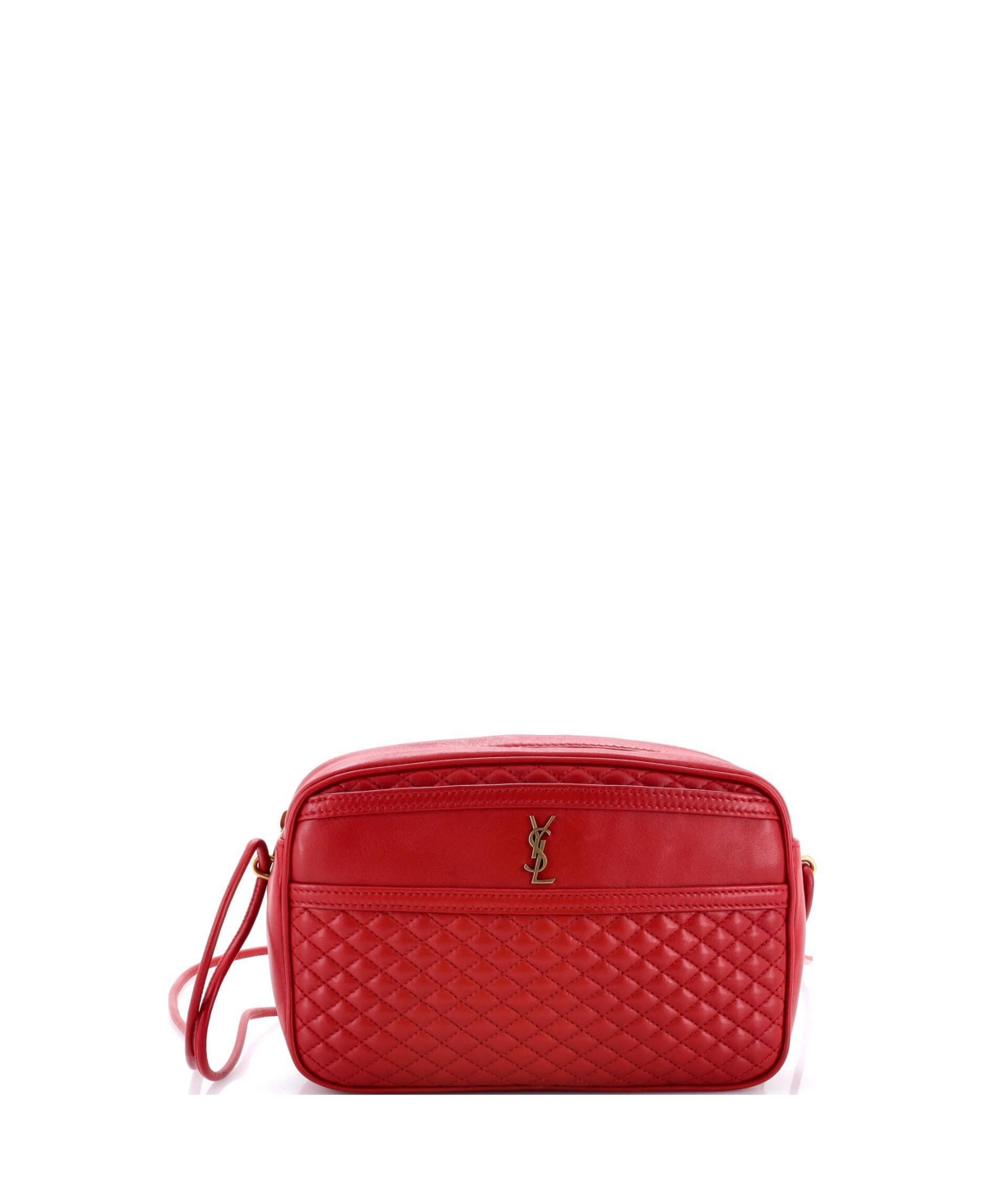 Click here for Pre-Owned Saint Laurent Victoire Camera Bag Quilte... prices