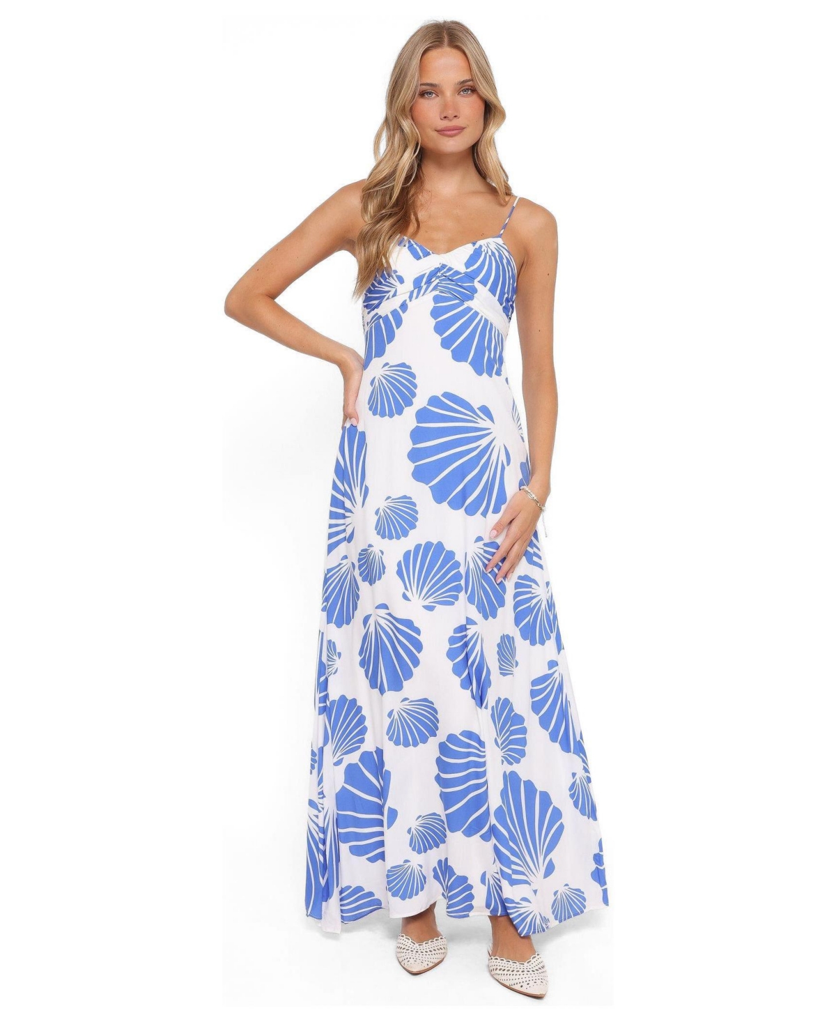Click here for Petal and Pup Womens Tyla Maxi Dress - Blue shell prices