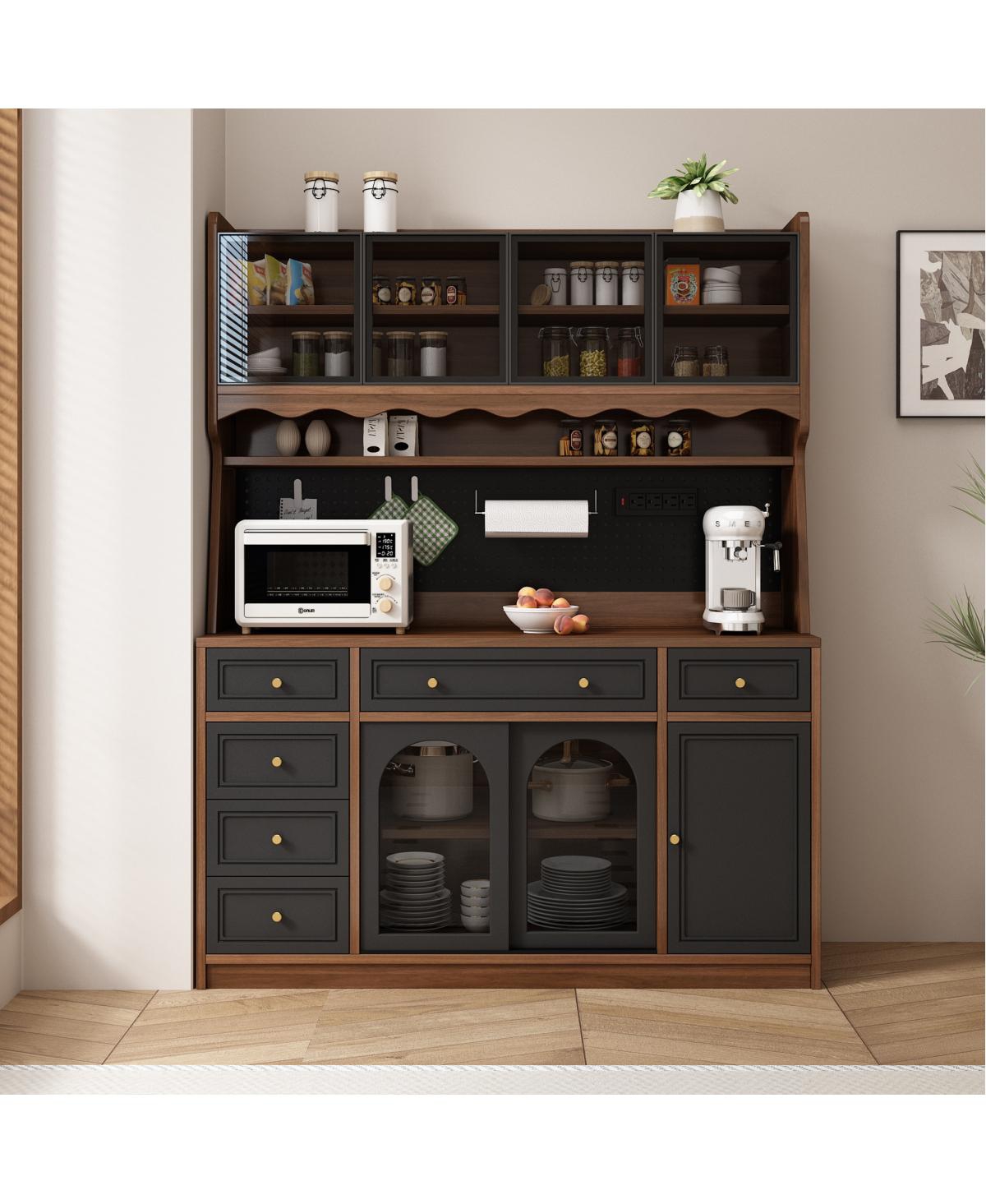 Click here for Streamdale Furniture 63 Buffet Storage Cabinet wit... prices