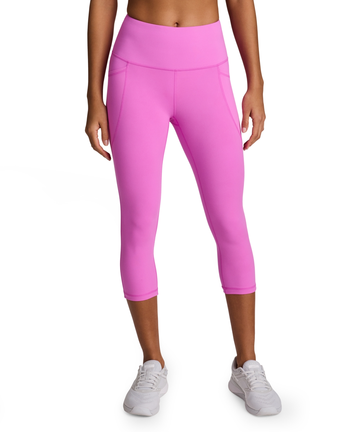 Click here for Reebok Womens Id Train Pull-On Capri Leggings - Vi... prices