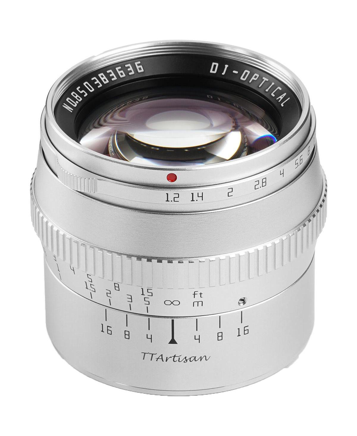 Click here for TTArtisan 50mm f/1.2 Lens for Sony E - Silver prices