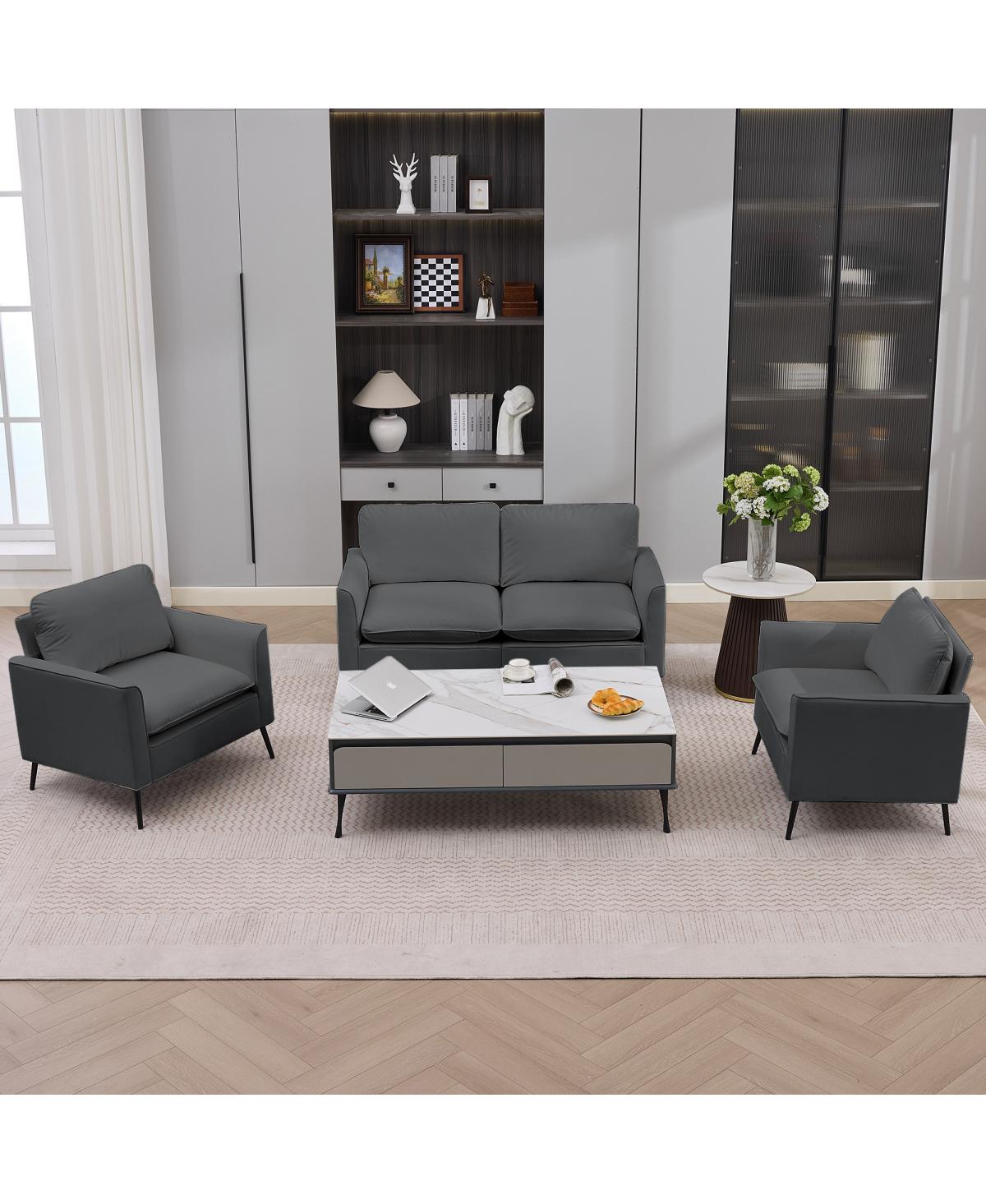 Click here for Streamdale Furniture Faux Leather Chesterfield Sof... prices