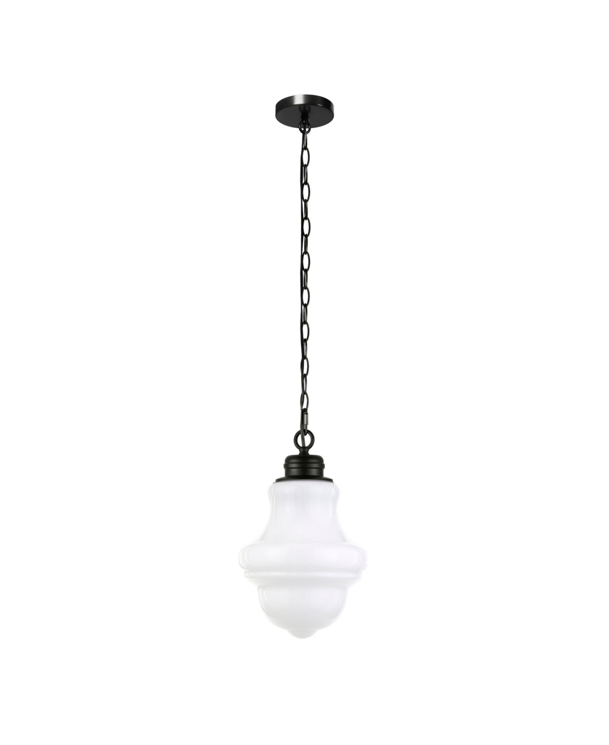 Click here for Hudson & Canal Annie 9 Wide Metal Pendant - Blacke... prices