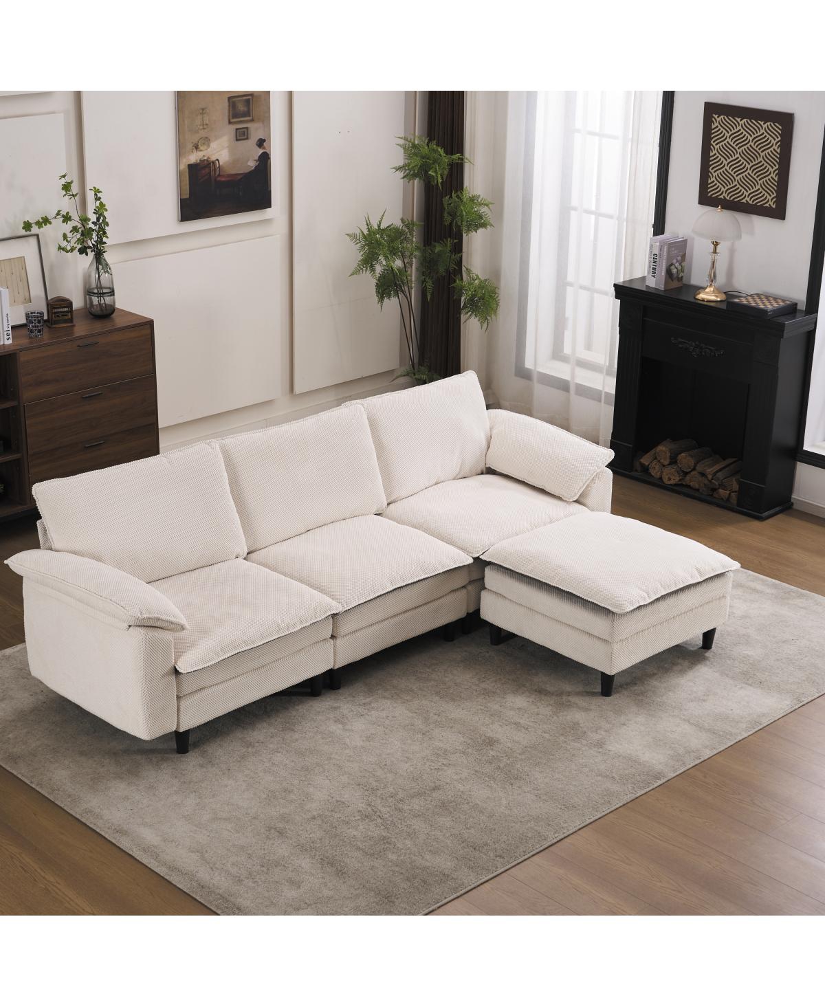 Click here for Streamdale Furniture Two-Tone L-Shaped Modular Sec... prices