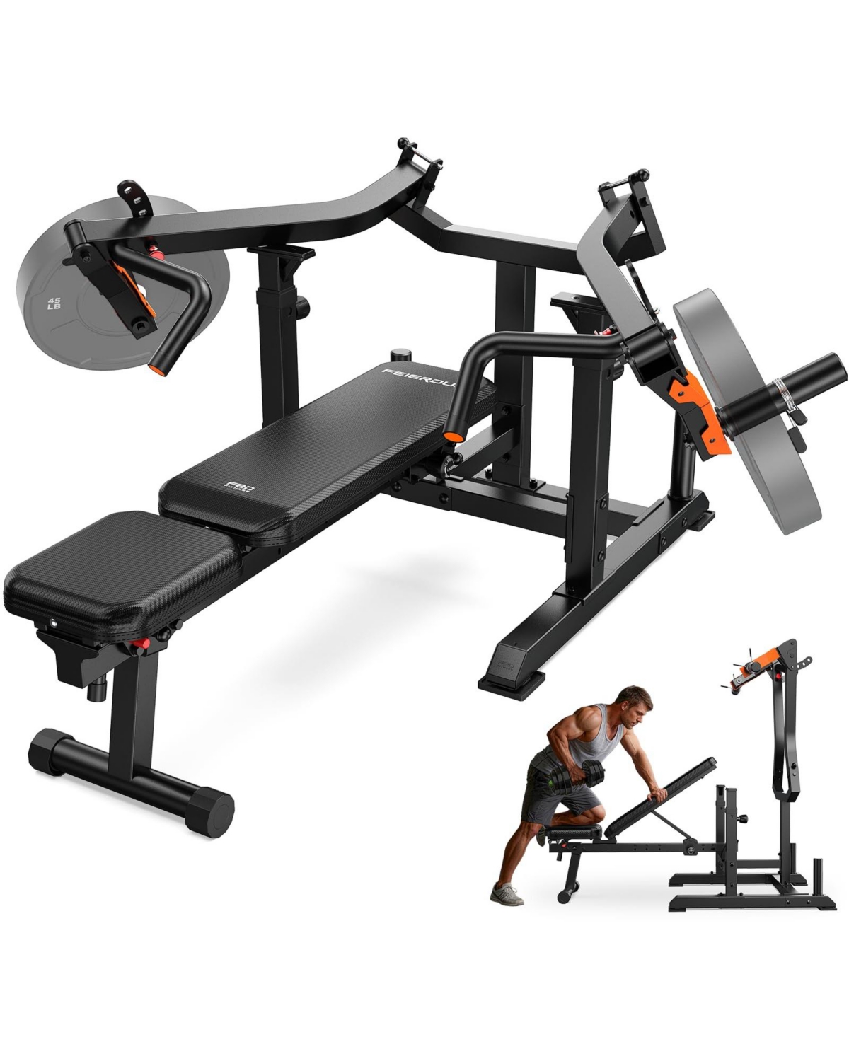 Click here for Fed Fitness SO2 Chest Press Bench Machine  400LBS... prices