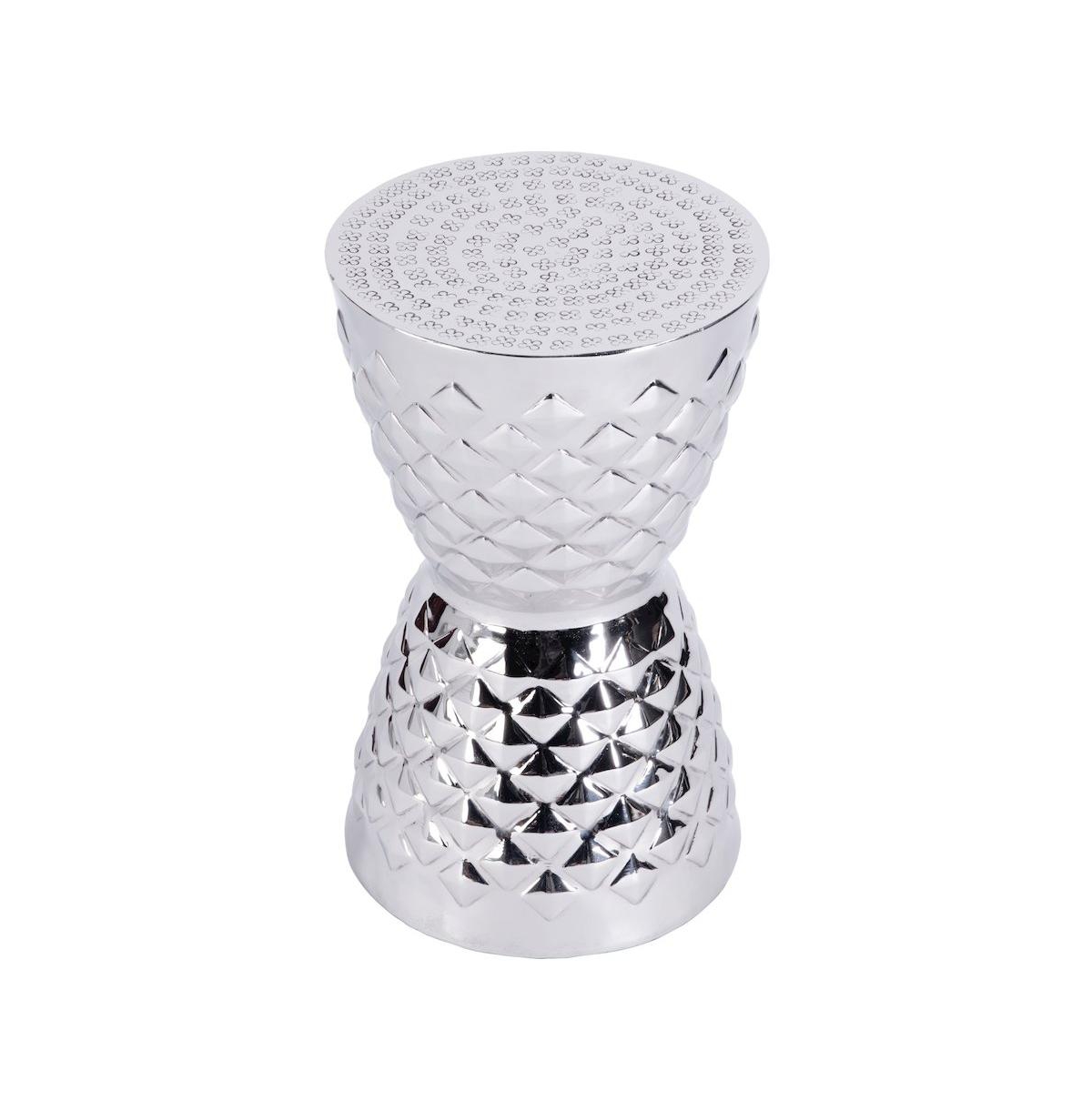 Click here for Butler Specialty Hudson Drum End Table - Silver prices