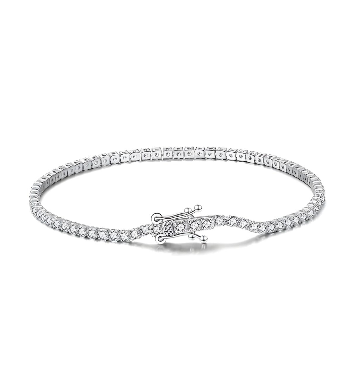Click here for Mint & Lily Classic Cubic Zirconia Tennis Bracelet... prices