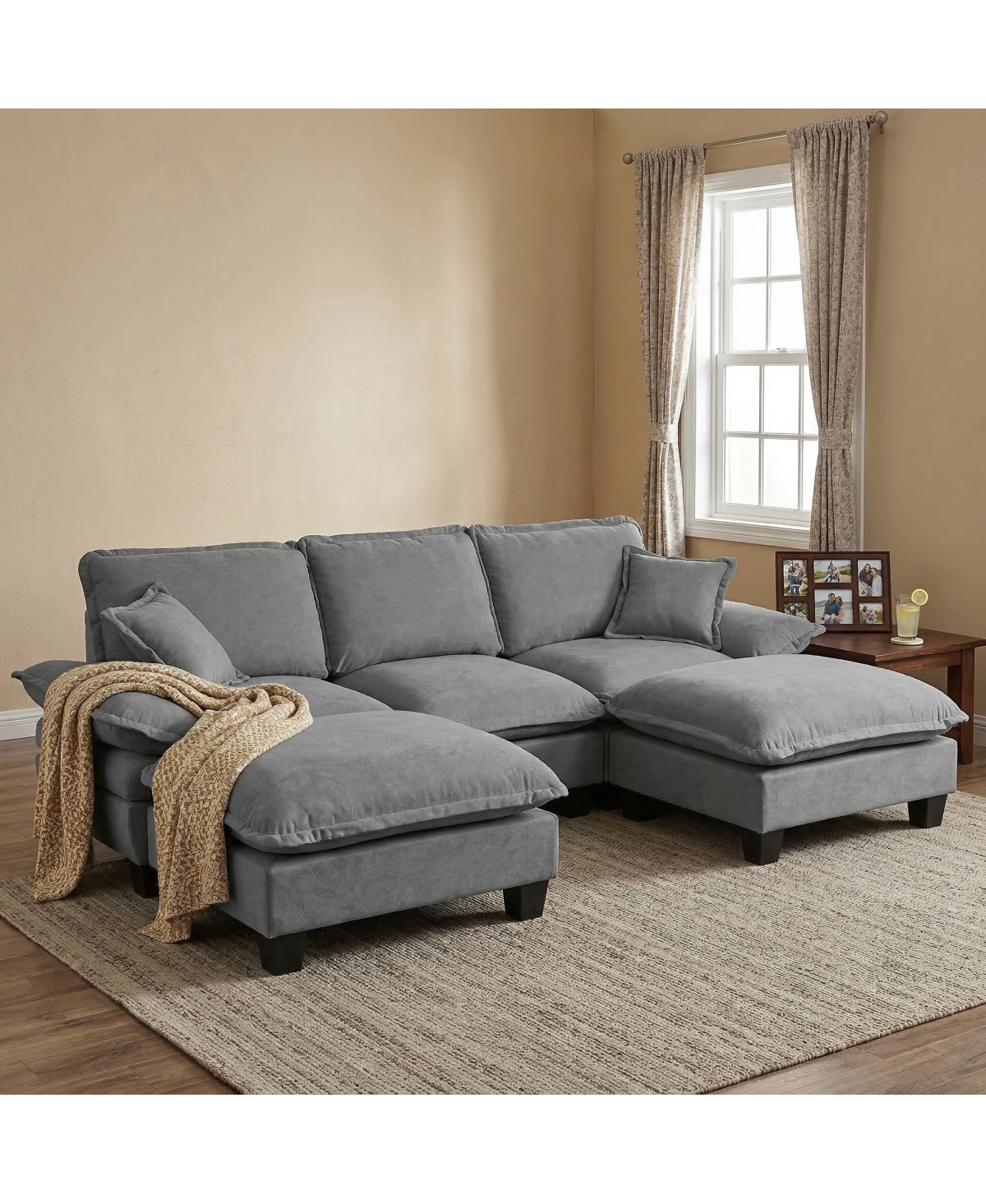 Click here for Streamdale Furniture Modular U-Shape Cloud Section... prices