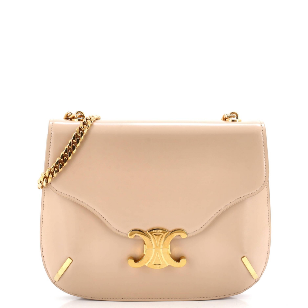Click here for Pre-Owned Celine Small Besace Triomphe Shoulder Ba... prices