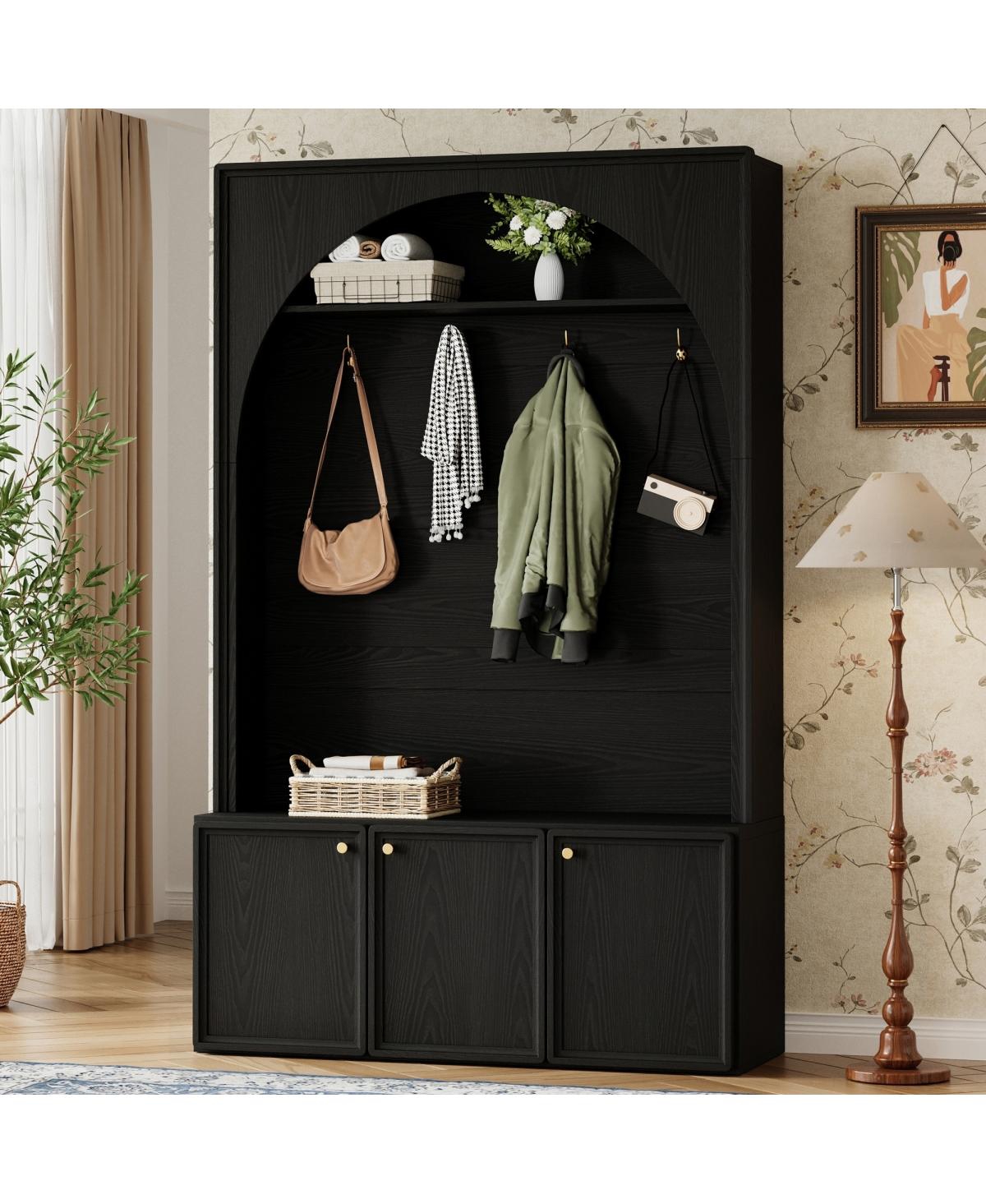 Click here for Streamdale Furniture Farmhouse Arched Hall Tree wi... prices