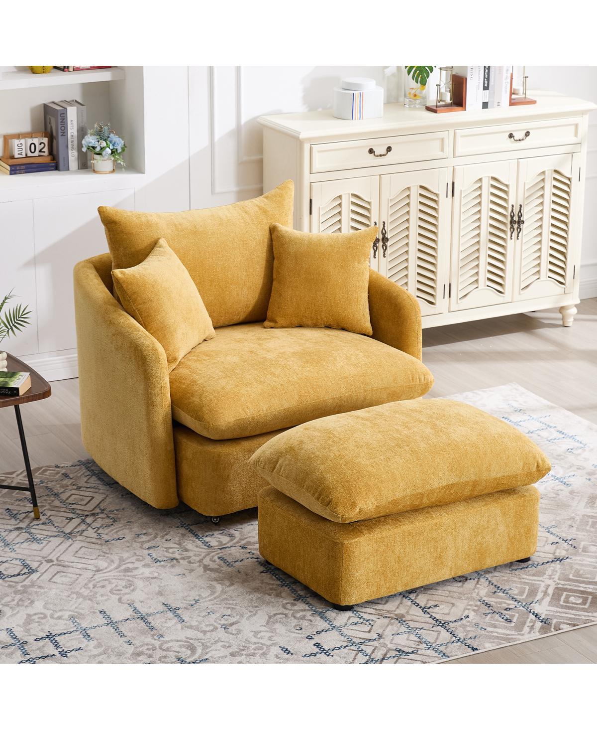 Click here for Streamdale Furniture Oversized Swivel Accent Chair... prices