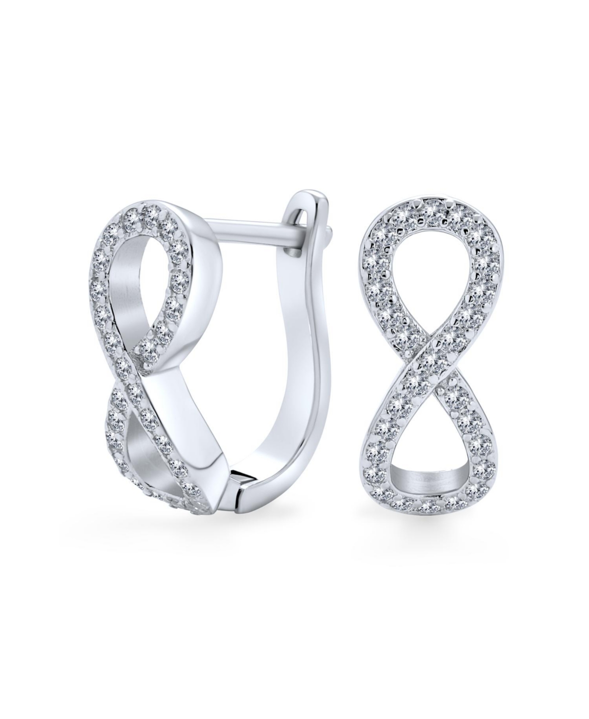 Click here for Bling Jewelry Cubic Zirconia Pave Cz Love Knot Inf... prices