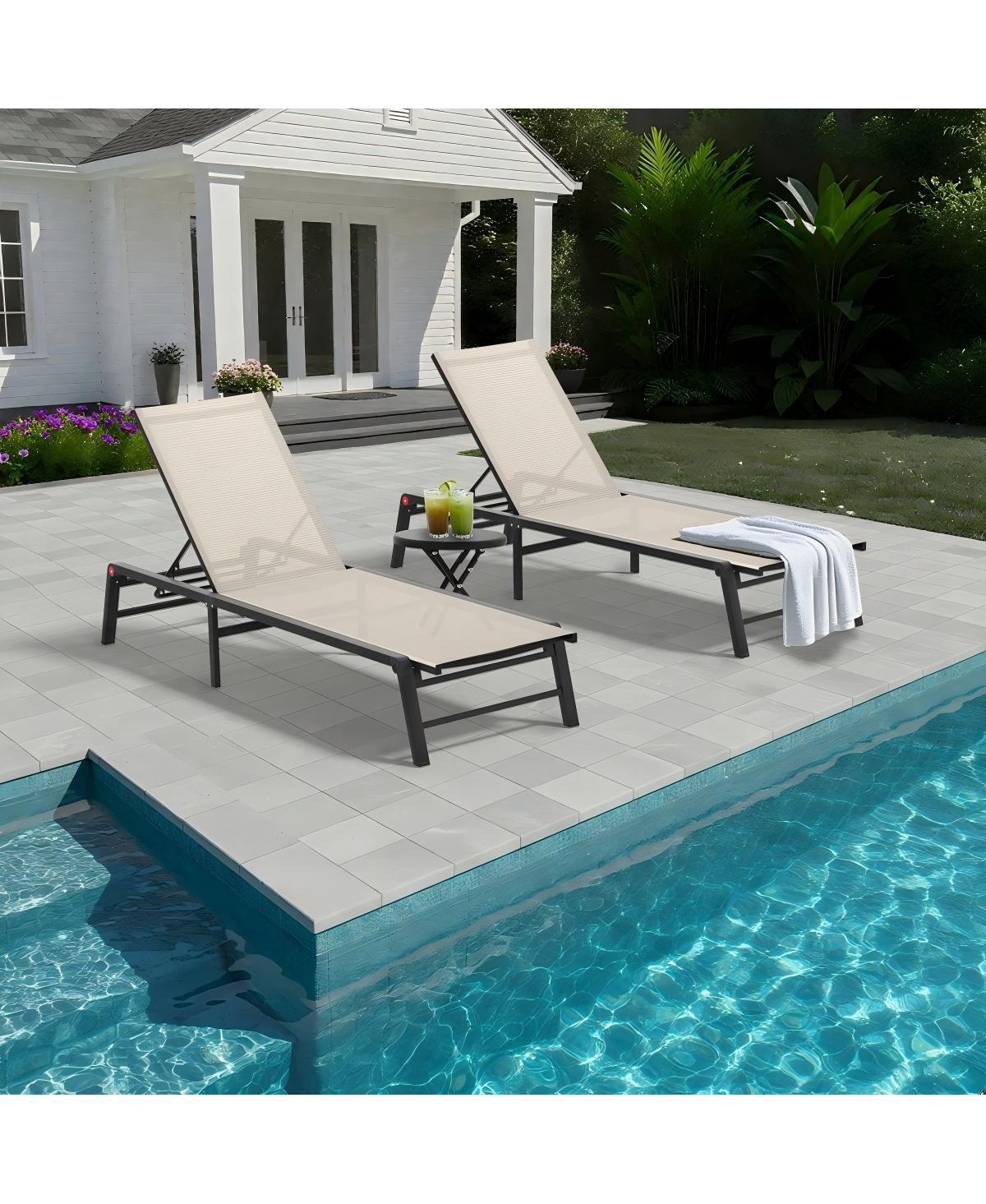 Click here for Streamdale Furniture Aluminum Outdoor Chaise Loung... prices