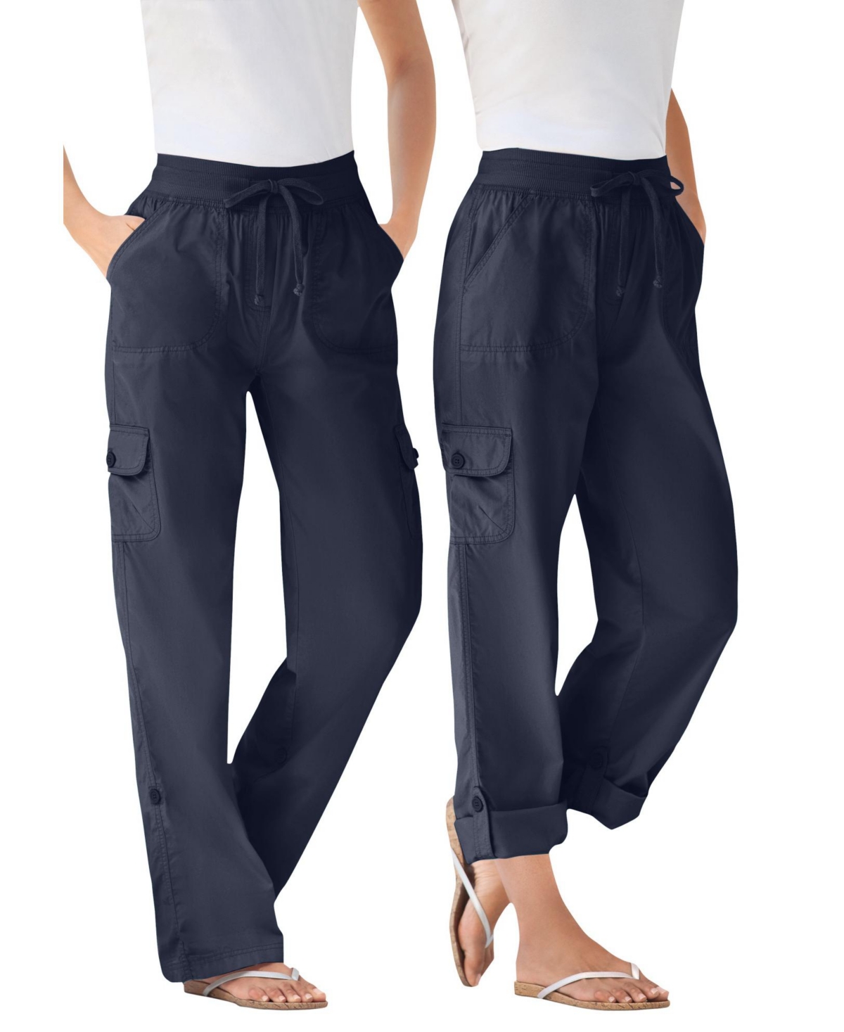 Click here for Woman Within Womens Within 2 in 1 Convertible Carg... prices