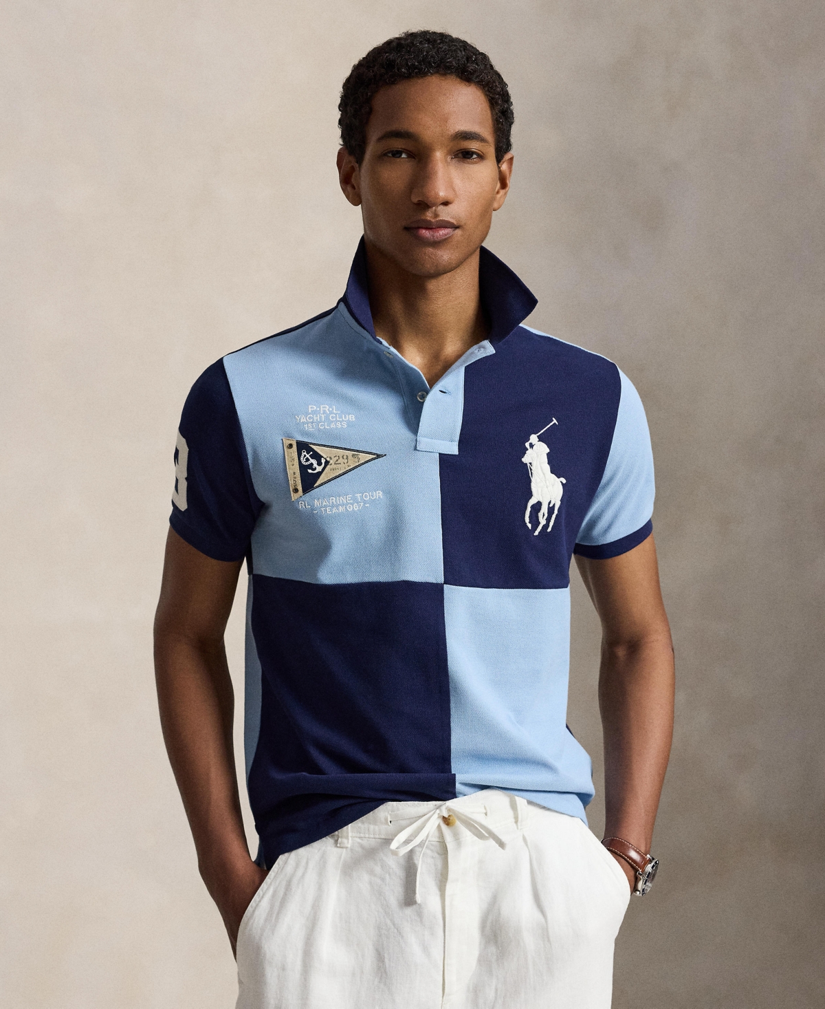 Click here for Polo Ralph Lauren Mens Custom Slim-Fit Big Pony Me... prices