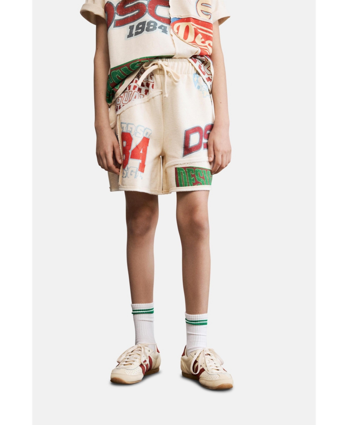 Click here for Desigual Boyss Printed bermuda - Off white prices