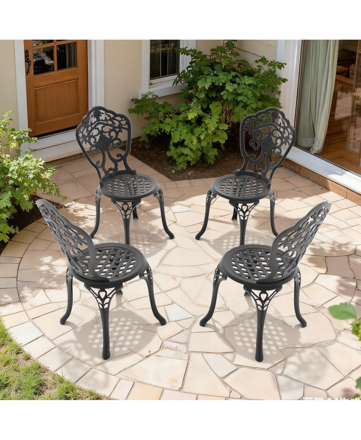 Click here for Streamdale Furniture Cast Aluminum Patio Dining Ch... prices