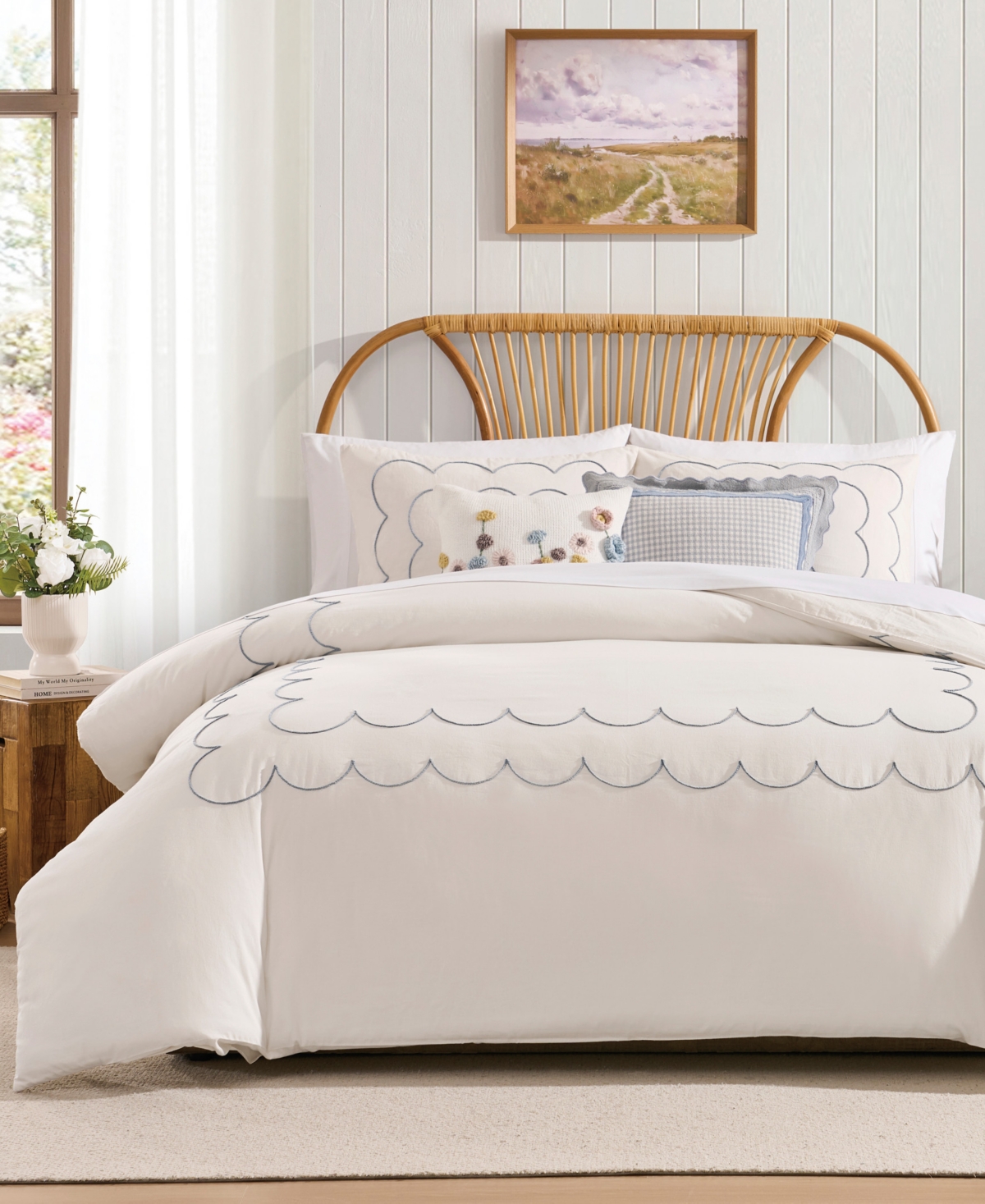 Click here for Peri Home Daydream Scallop 3-Piece Duvet Cover Set... prices