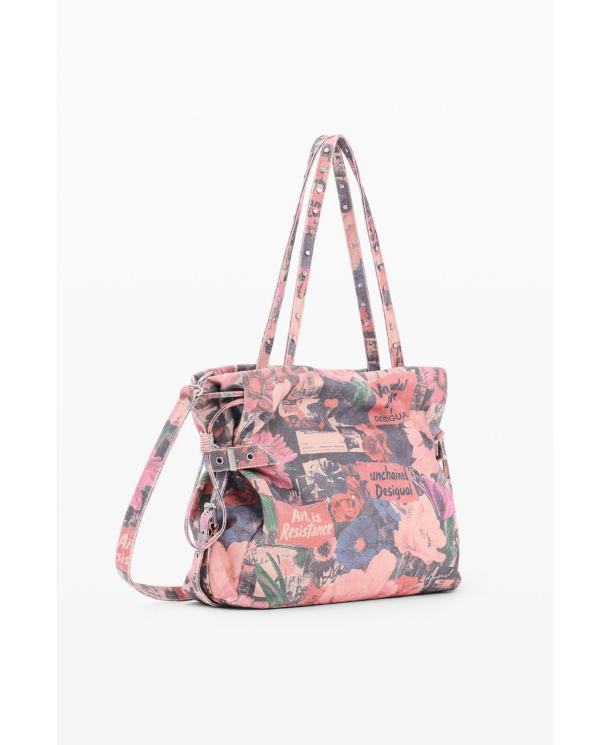Click here for Desigual Womens Denim Collage Bag - Multi prices