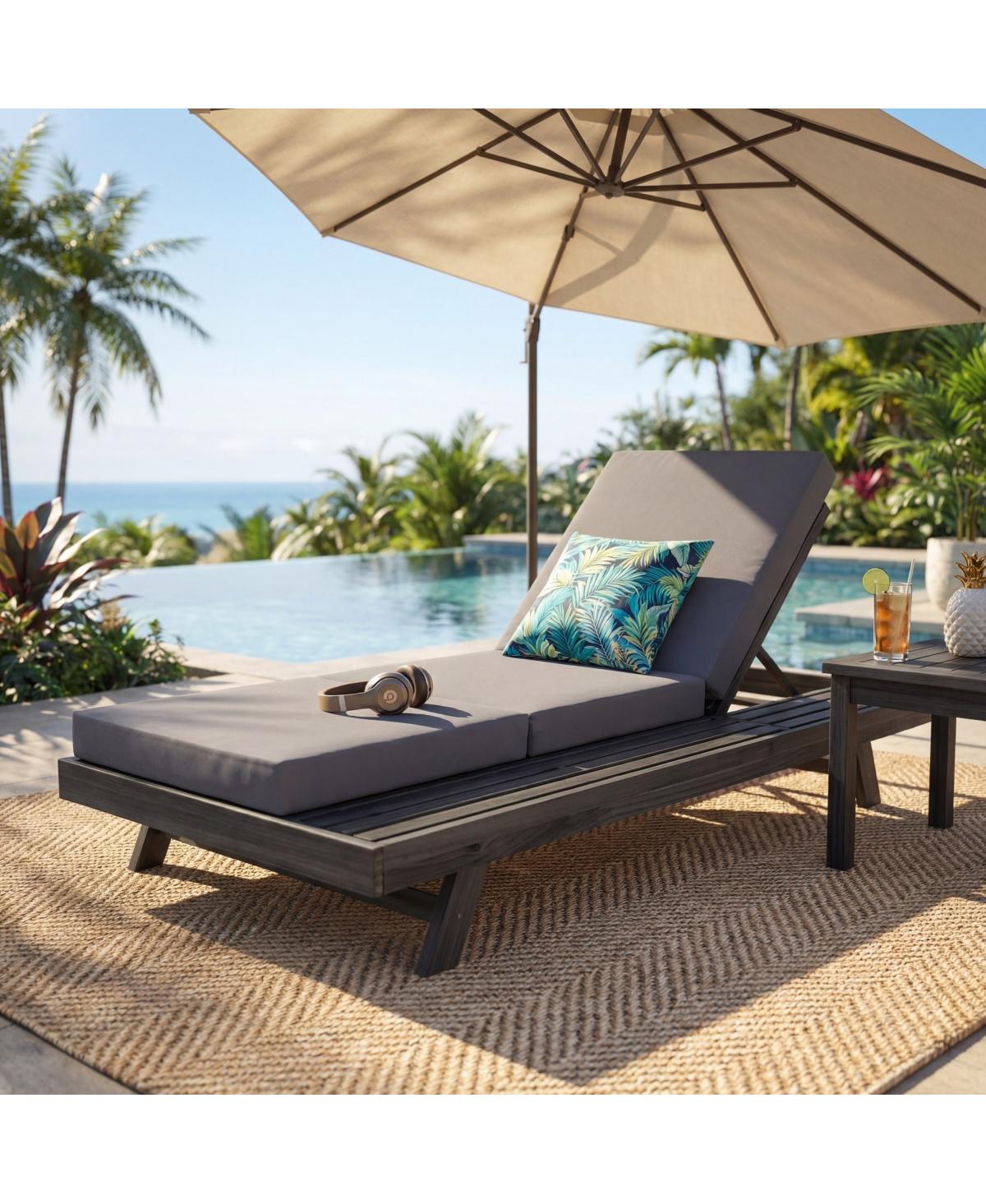 Click here for Streamdale Furniture Acacia Solid Wood Lounge Chai... prices