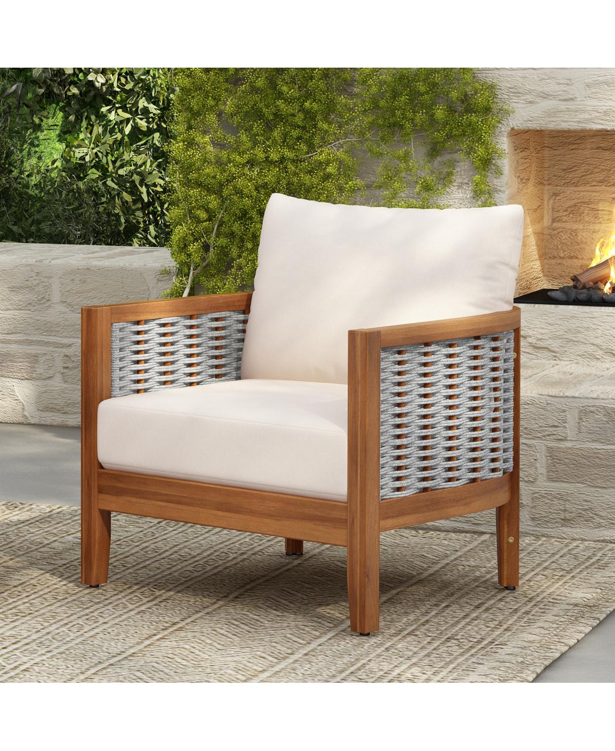 Click here for Streamdale Furniture Outdoor Woven Rope Armchair w... prices