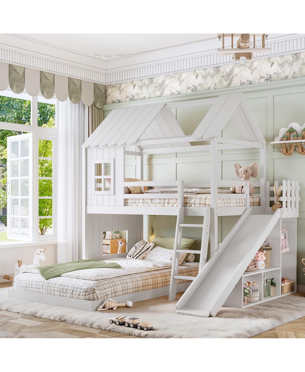 Click here for Streamdale Furniture Twin over Full House Bunk Bed... prices