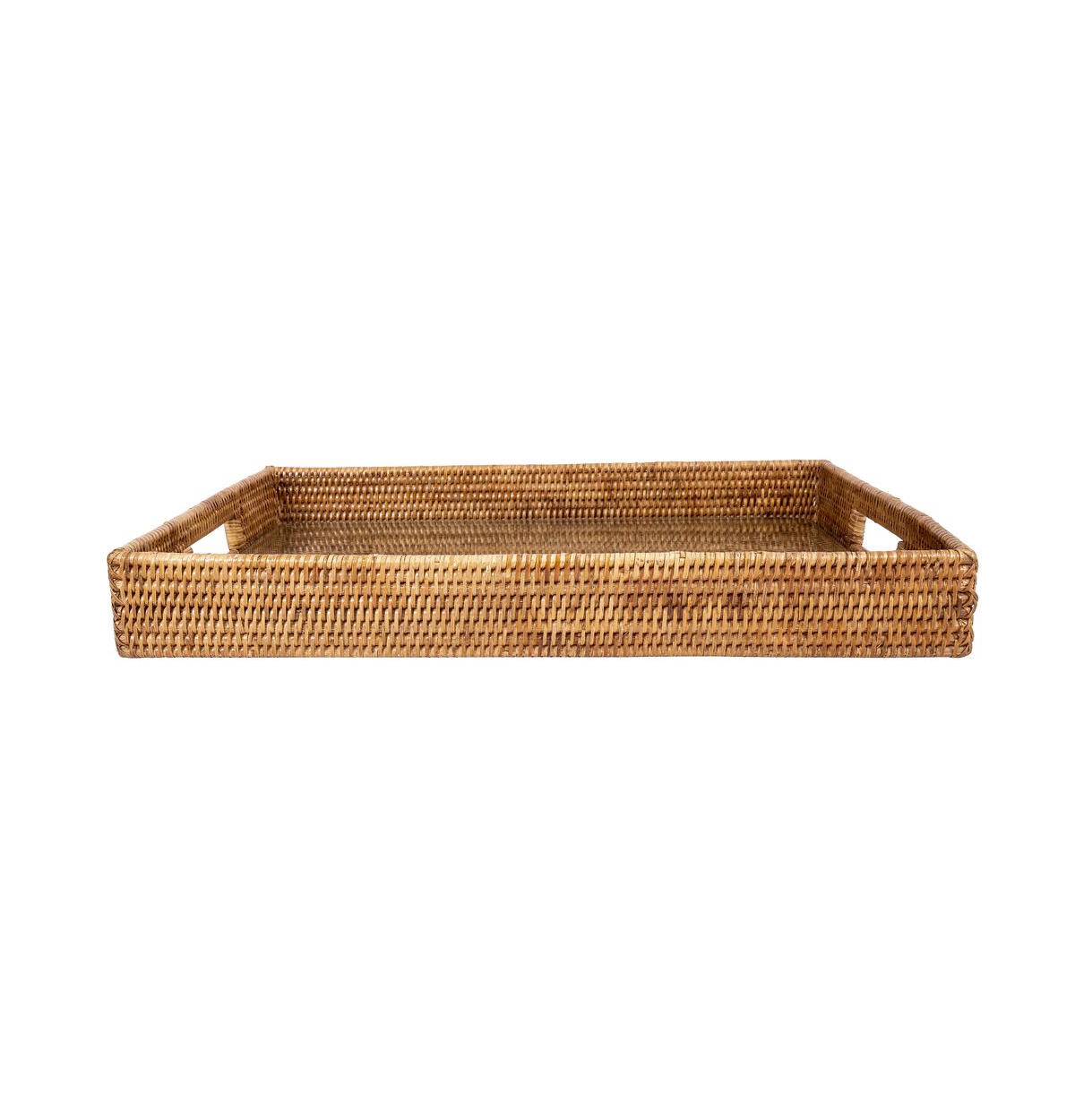Click here for Artifacts Trading Company Rectangular Rattan Tray... prices