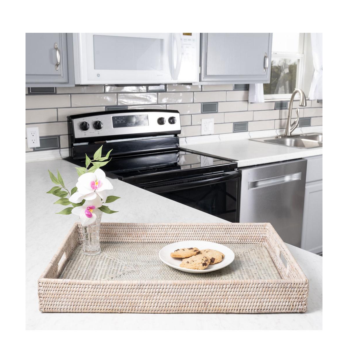 Click here for Artifacts Trading Company Rectangular Rattan Tray... prices