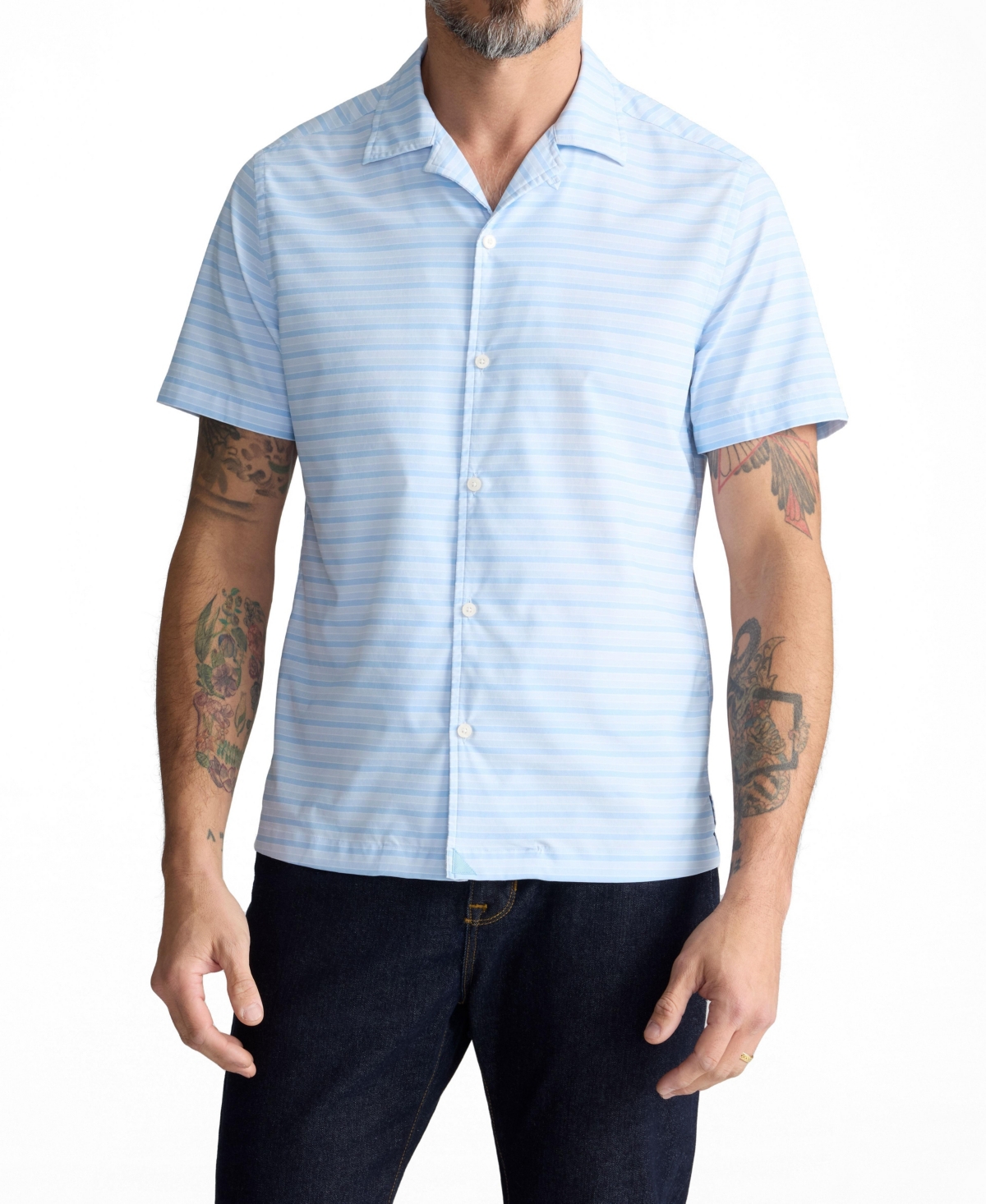 Click here for UNTUCKit Mens Regular Fit Performance Short-Sleeve... prices