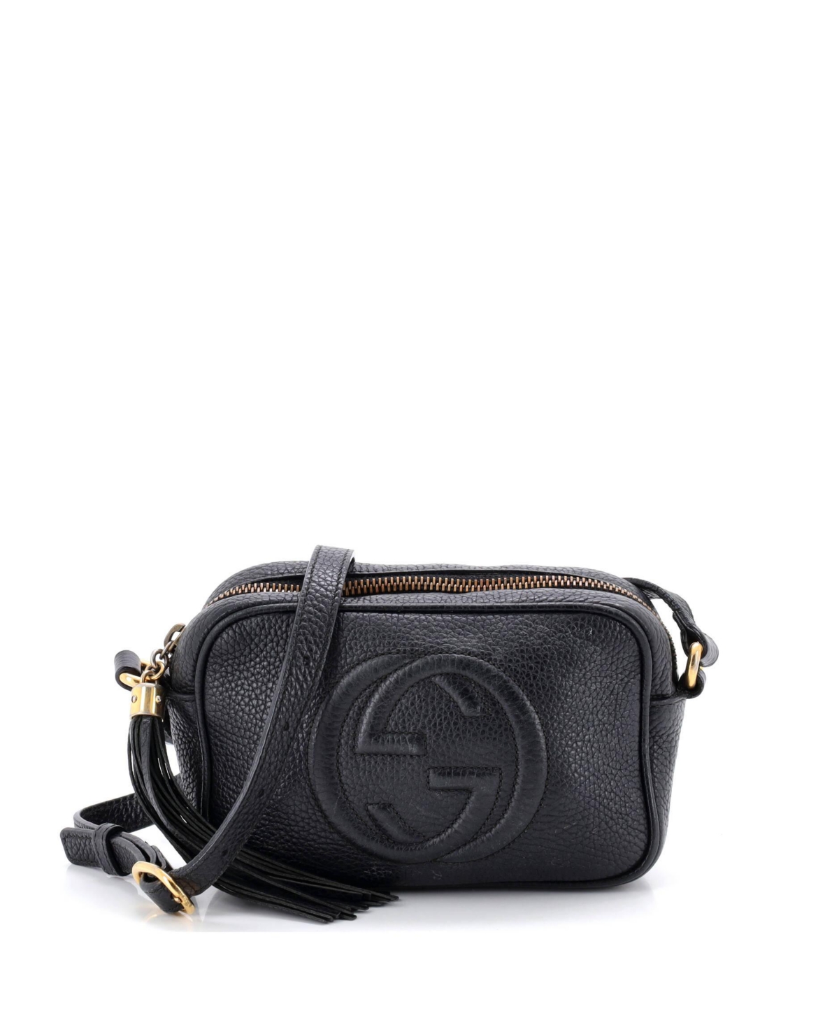 Click here for Pre-Owned Gucci Mini Soho Disco Crossbody Bag Leat... prices
