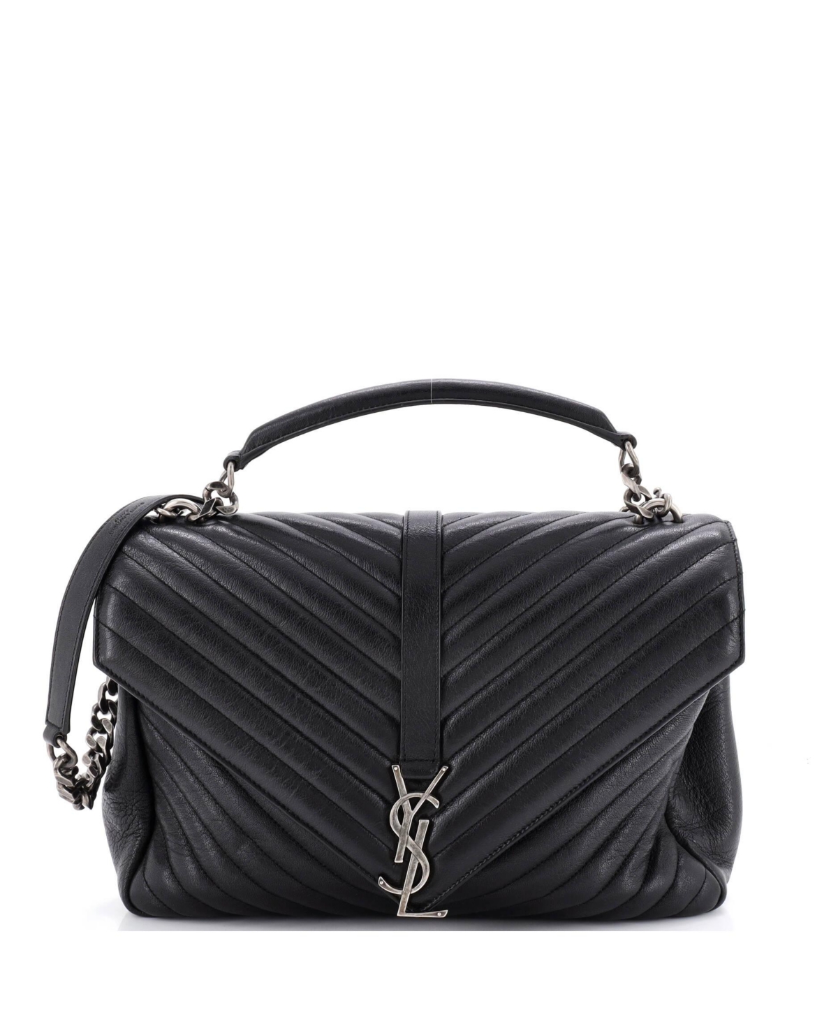 Click here for Pre-Owned Saint Laurent Large Classic Monogram Col... prices