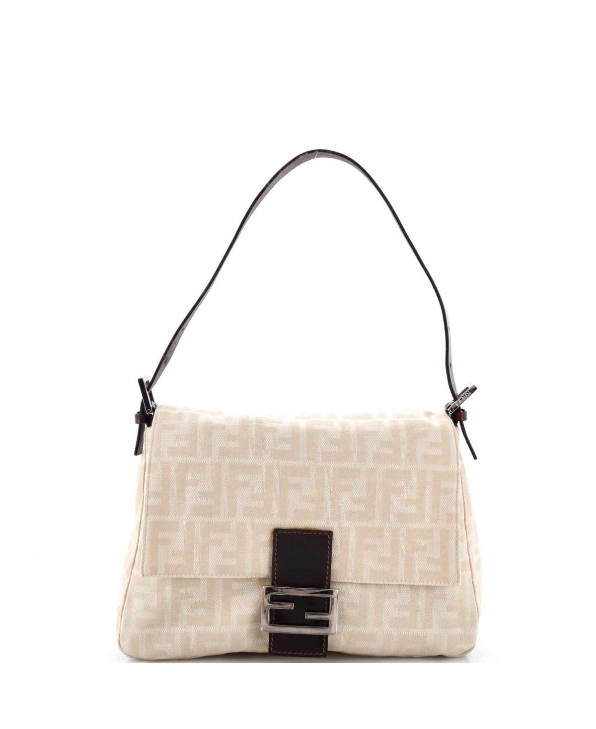 Click here for Pre-Owned Fendi Mama Forever Bag Zucca Canvas - Na... prices