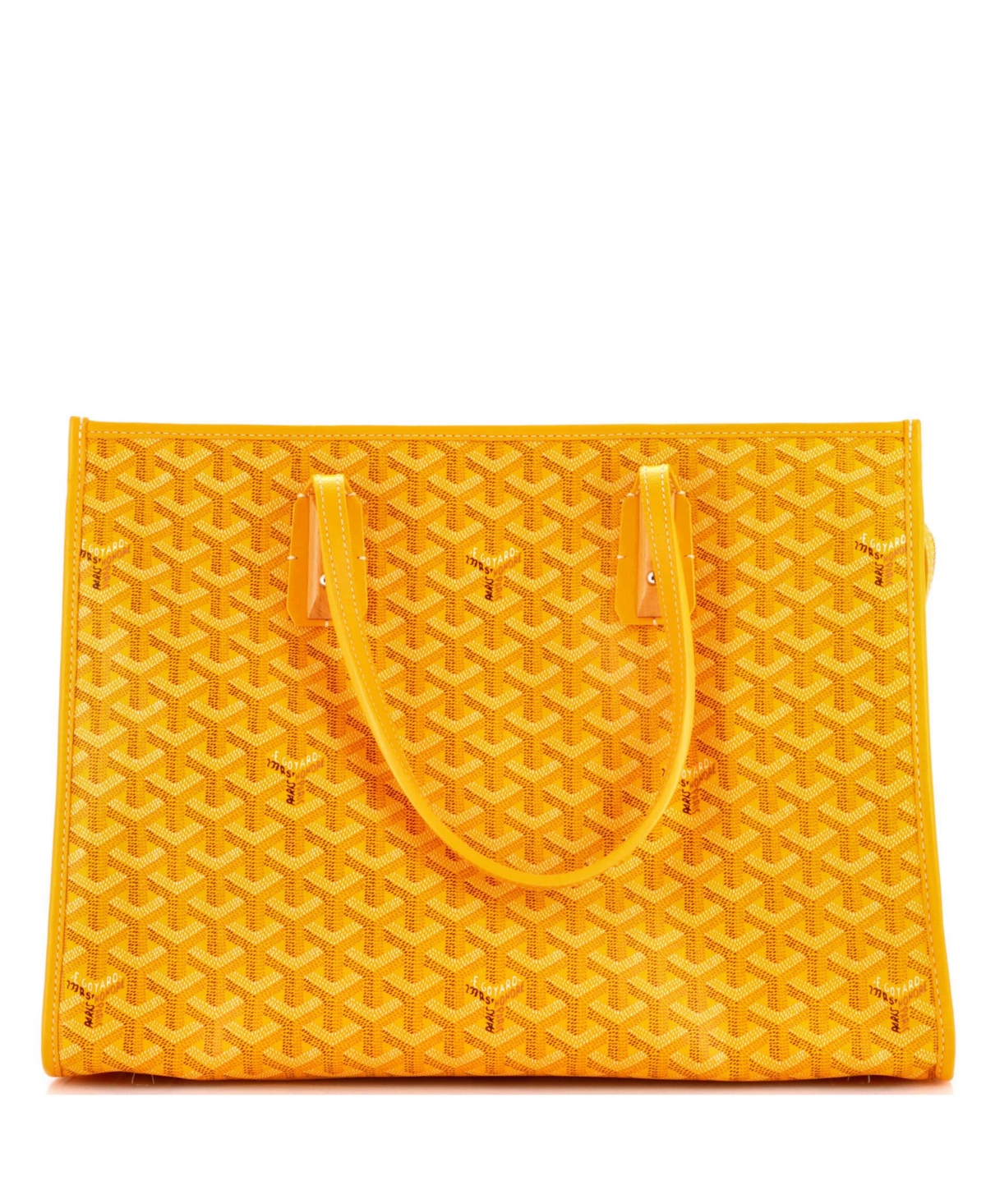 Click here for Pre-Owned Goyard Marquises Bag Coated Canvas - Yel... prices