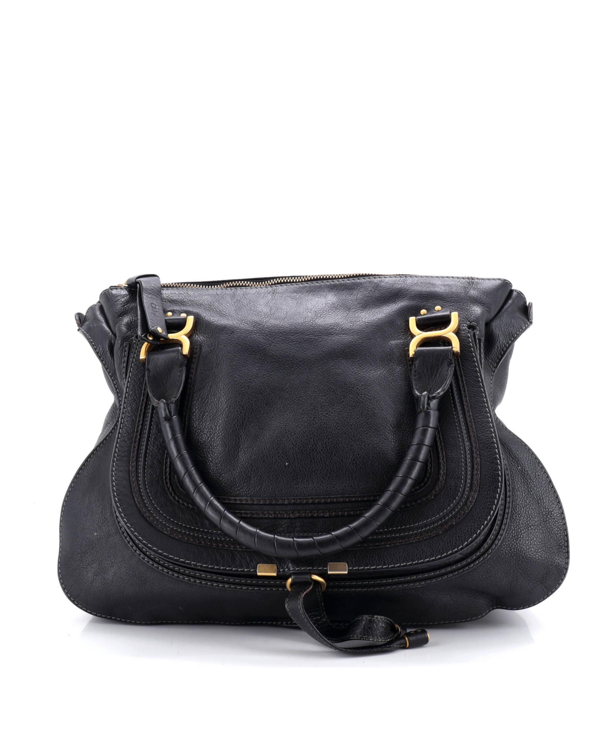 Click here for Pre-Owned Chloe Large Marcie Shoulder Bag Leather... prices