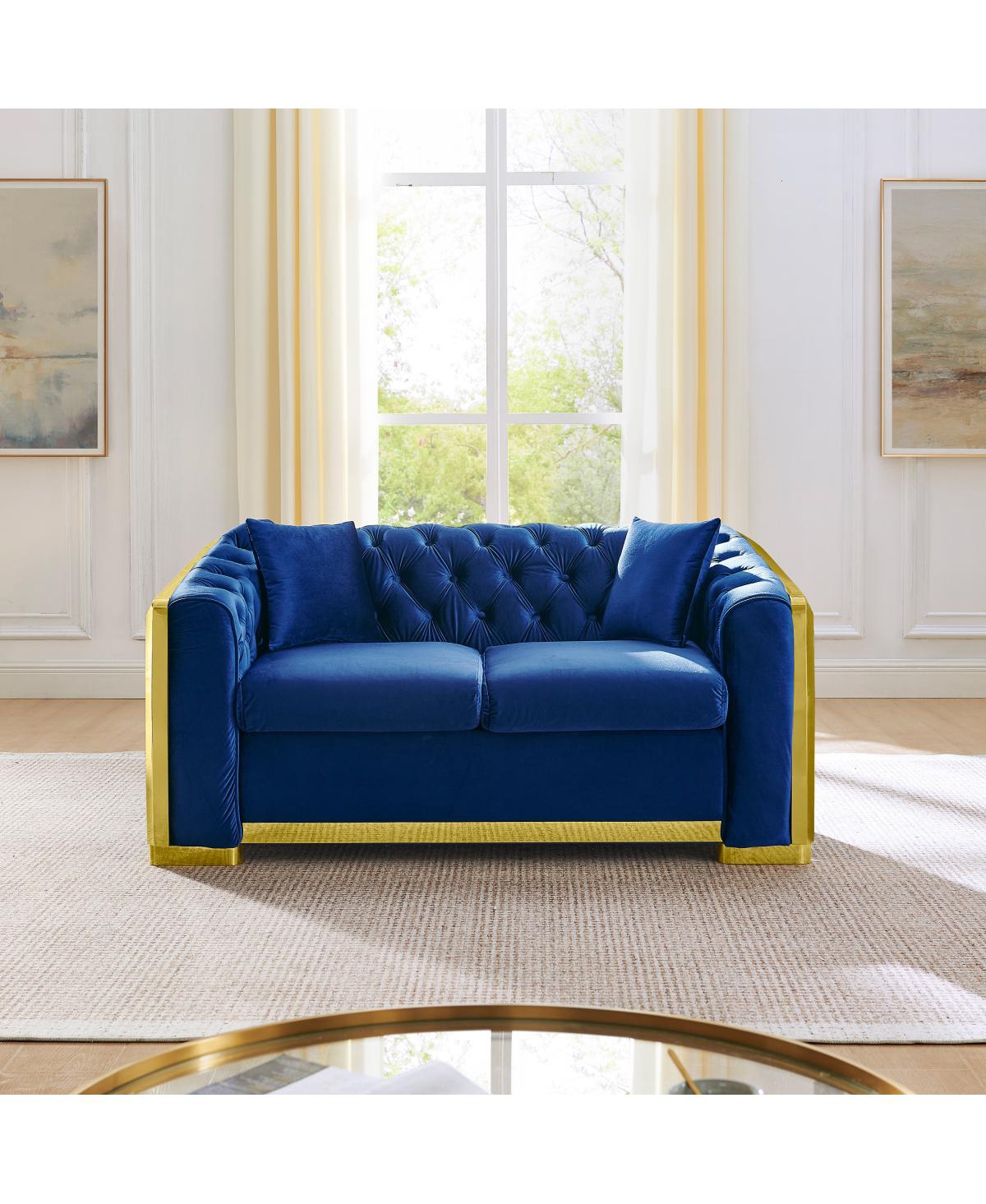 Click here for Streamdale Furniture Tufted Loveseat Sofa  62 Mid-... prices