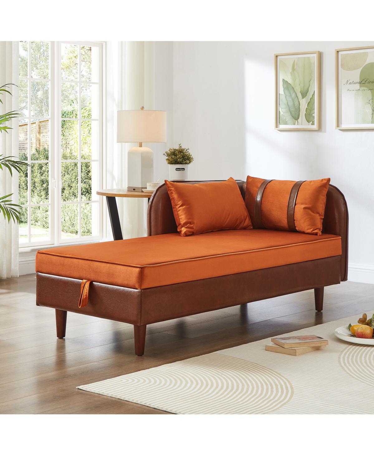 Click here for Streamdale Furniture 65 Storage Chaise Lounge Sofa... prices