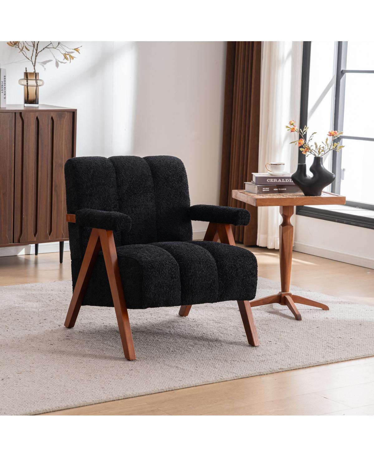 Click here for Streamdale Furniture Cloud Accent Chair - Black prices