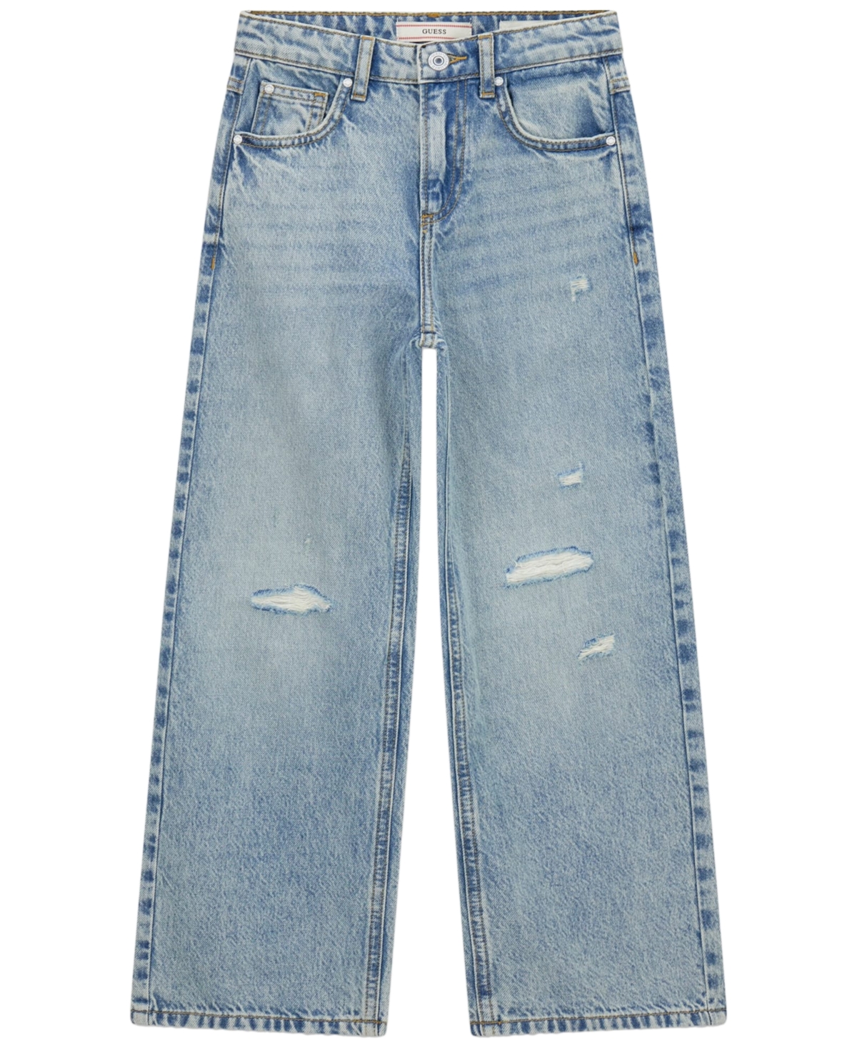 Click here for Guess Girls 7-16 Straight-Leg Jeans - Blue prices