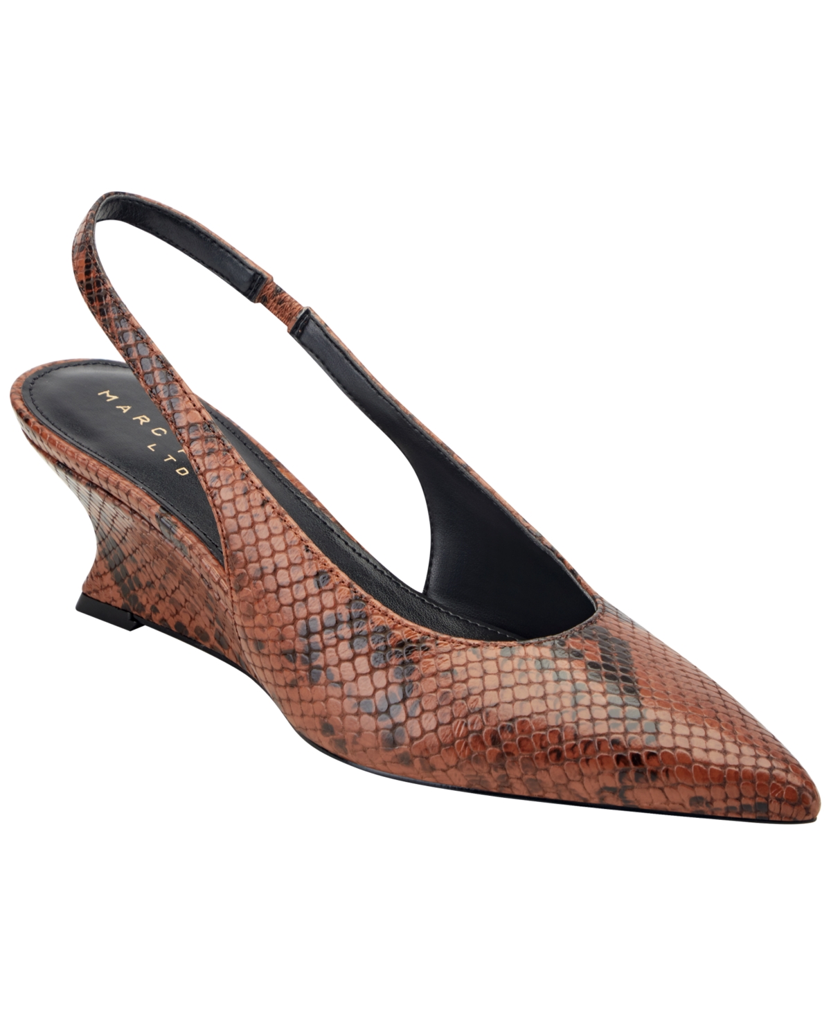 Click here for Marc Fisher Ltd Womens Taten Leather Slingback Wed... prices
