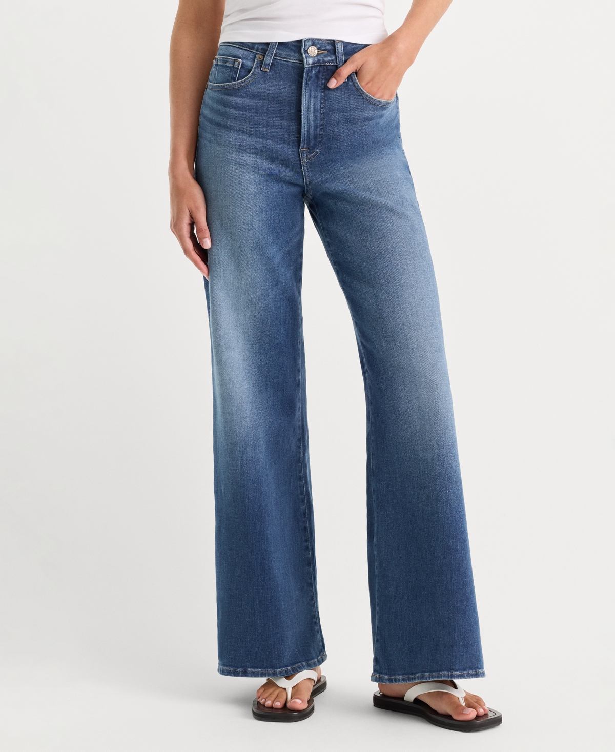 Click here for Good American Womens Soft Tech Good Waist Palazzo... prices