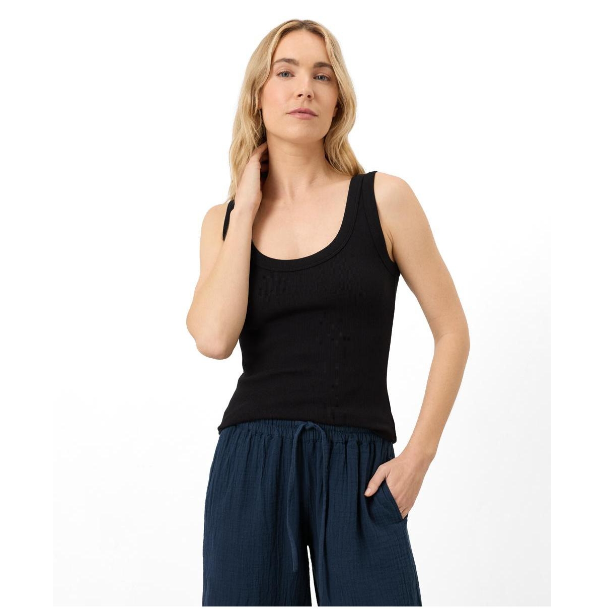 Click here for Pact Womens Perfect Rib Scoop Neck Tank Made With... prices